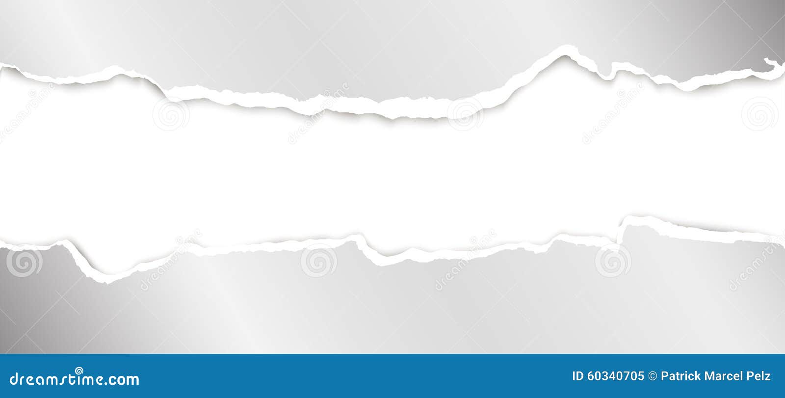 Ripped open paper stock vector. Illustration of malfunction - 60340705