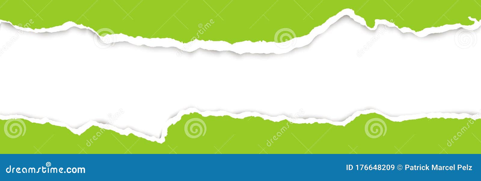 Ripped open paper stock vector. Illustration of template - 176648209