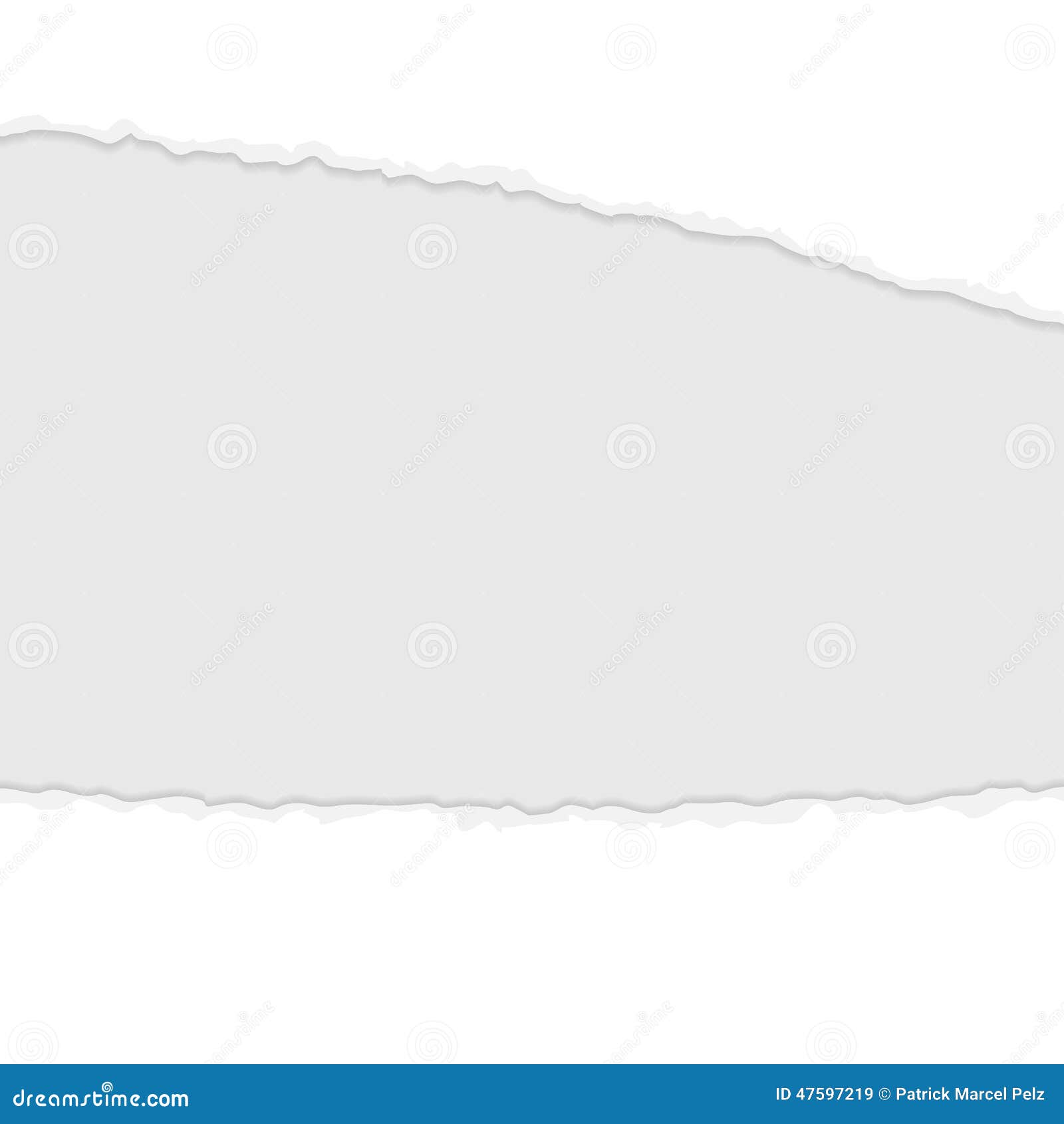 Ripped open paper white stock vector. Illustration of corrupt - 47597219