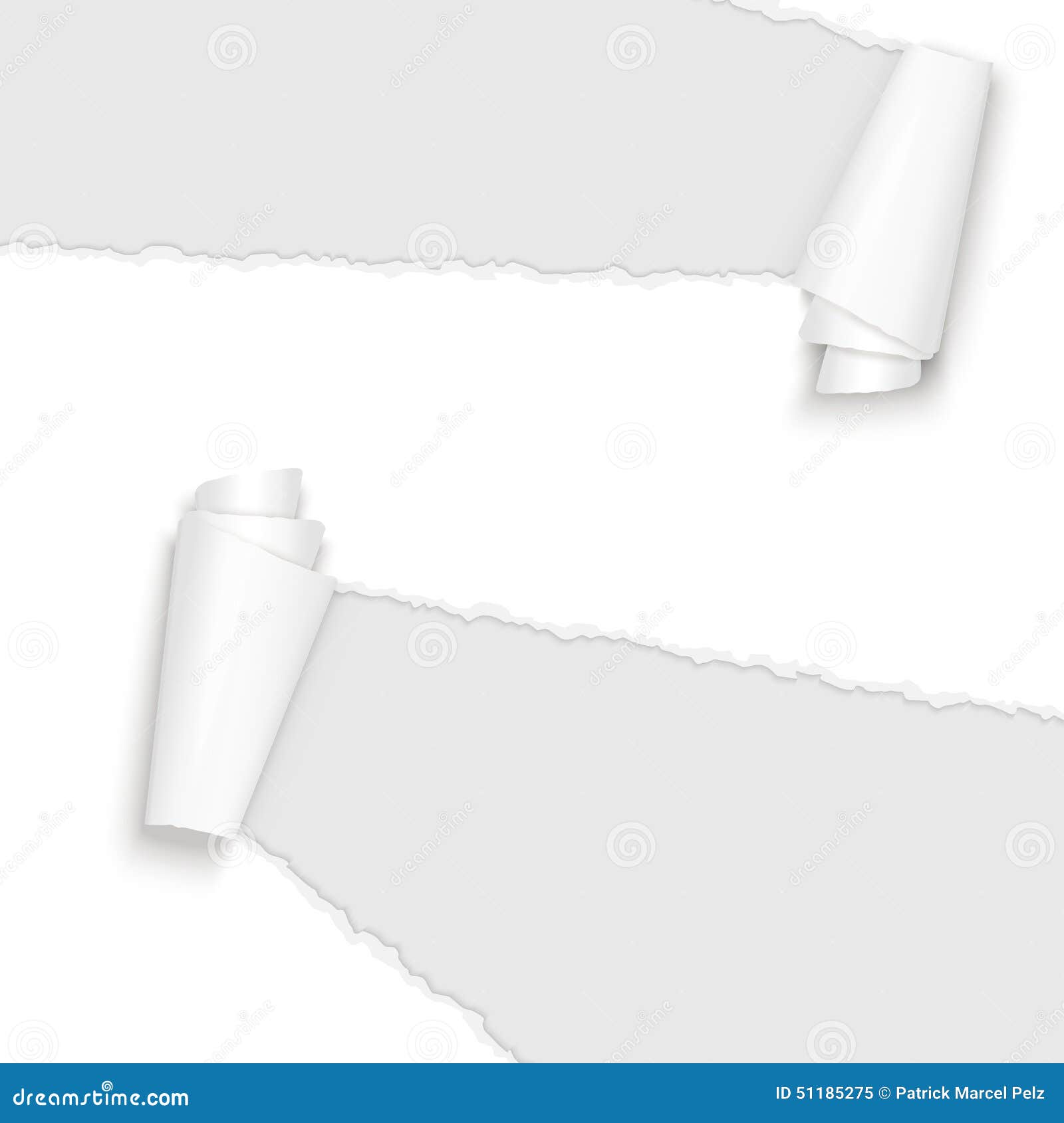Open Old Paper Rolled Papyrus Mockup, Realistic Style Vector ...