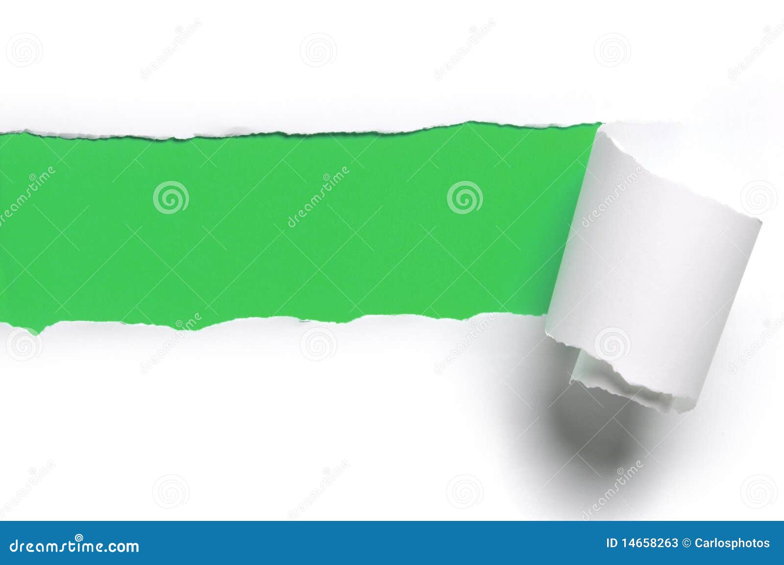 Ripped paper stock image. Image of bend, card, torn, abstract - 14658263