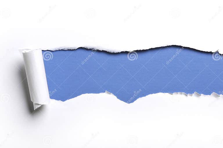 Ripped paper stock photo. Image of break, gray, parcel - 14658296