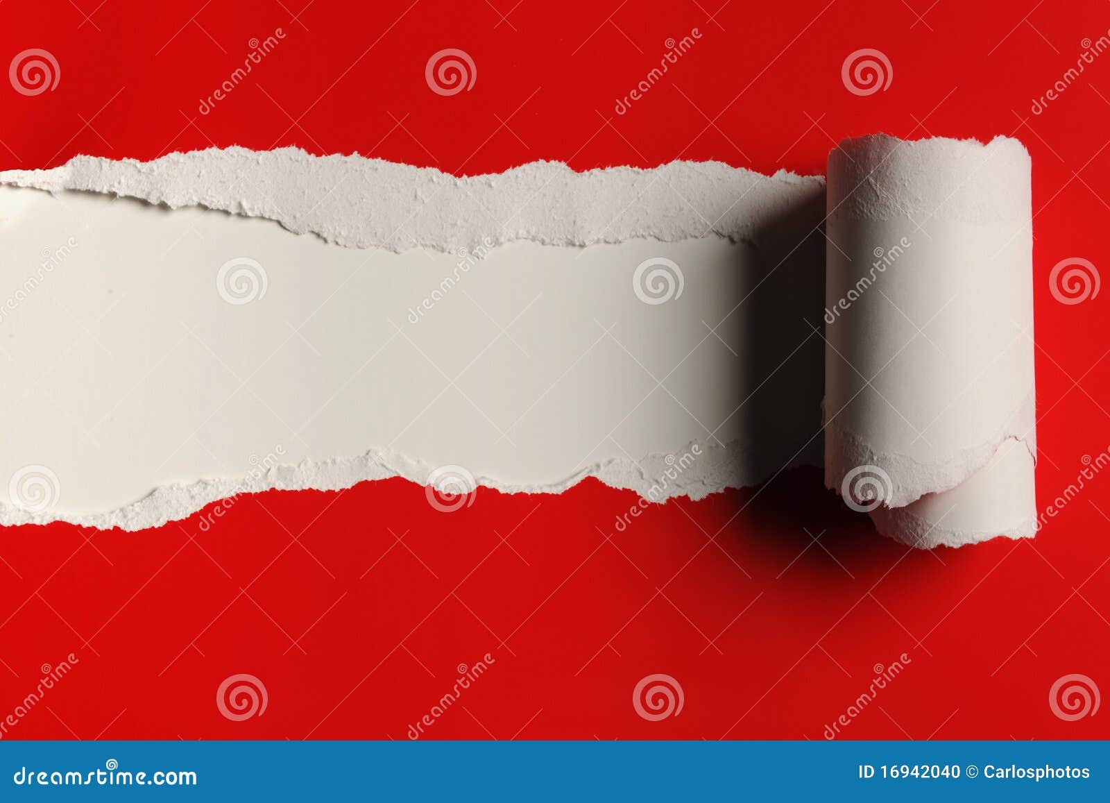 Ripped Paper stock photo. Image of puncture, ripped, tear - 16942040