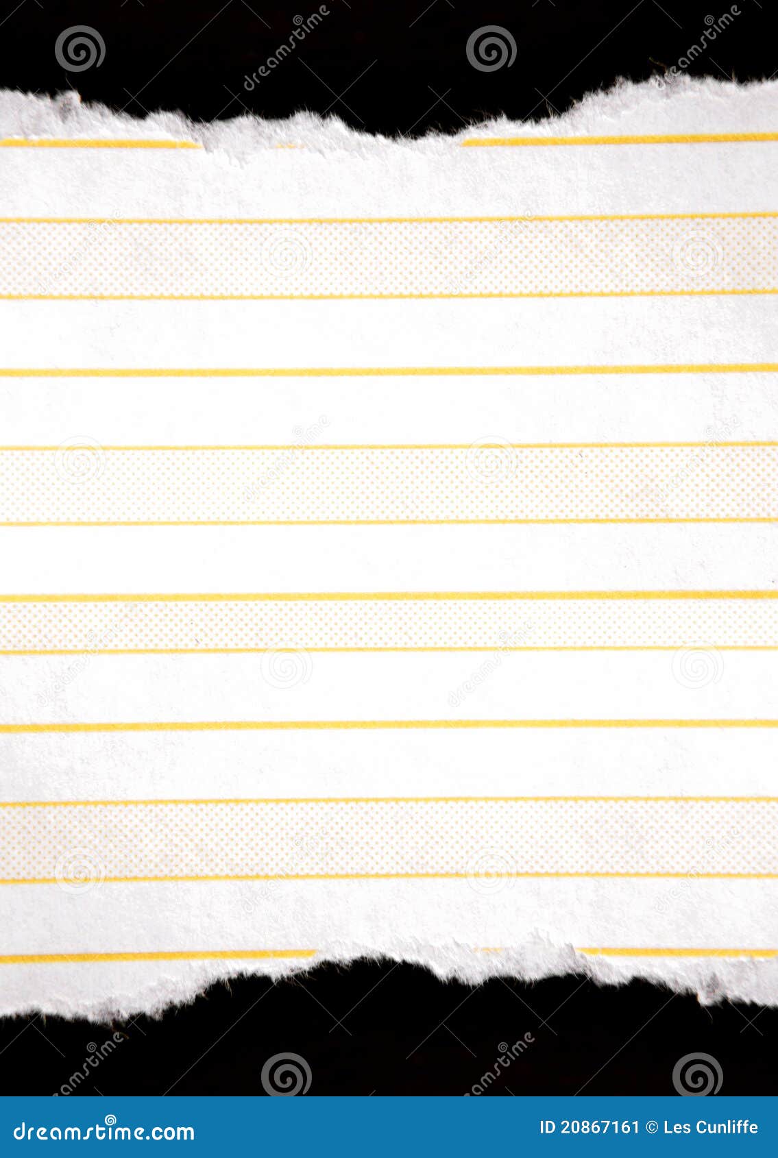 Torn Lined Paper Background