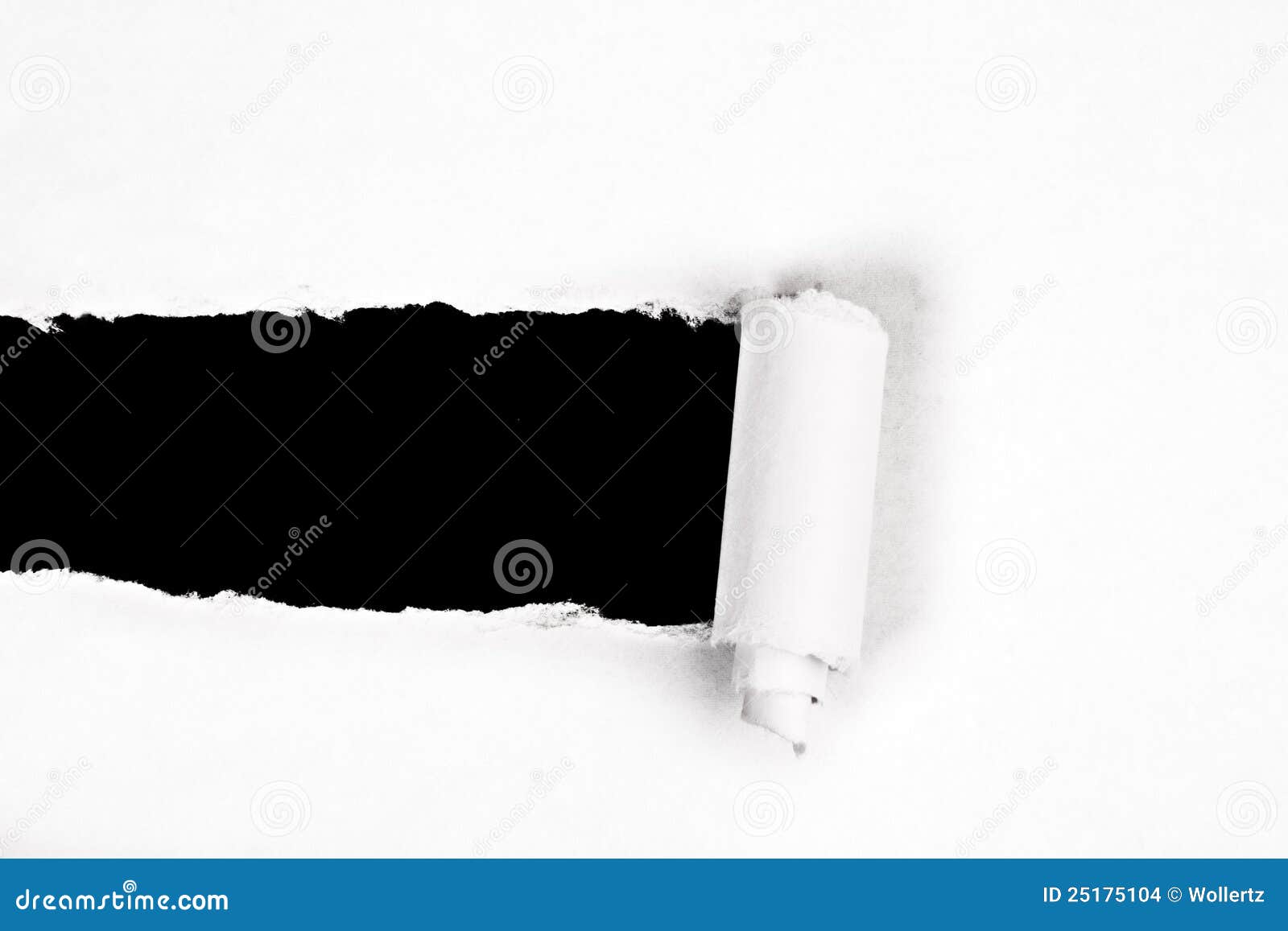 Ripped paper stock photo. Image of cracked, pattern, separated - 25175104