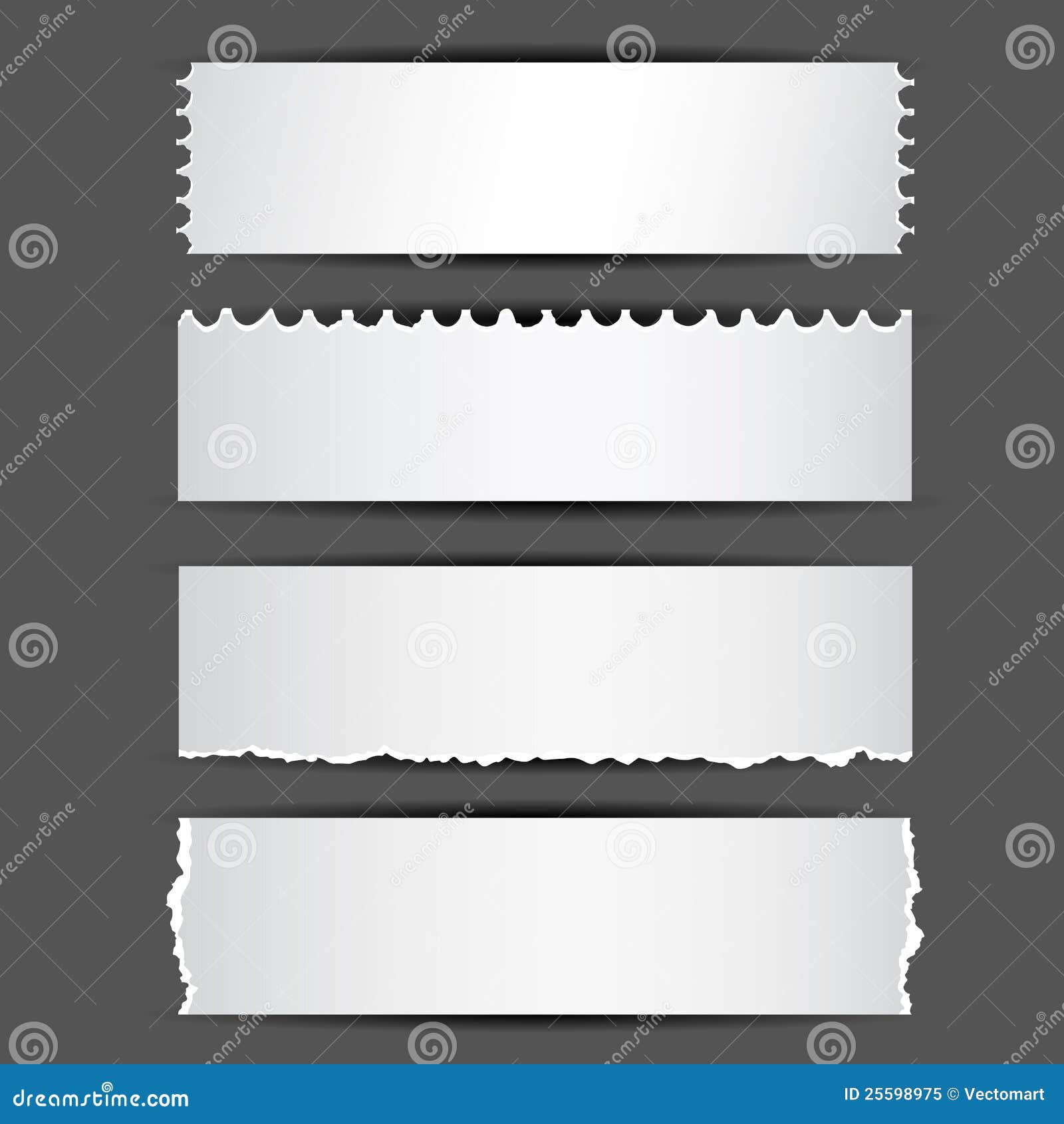 Ripped Paper stock vector. Illustration of announcement - 25598975