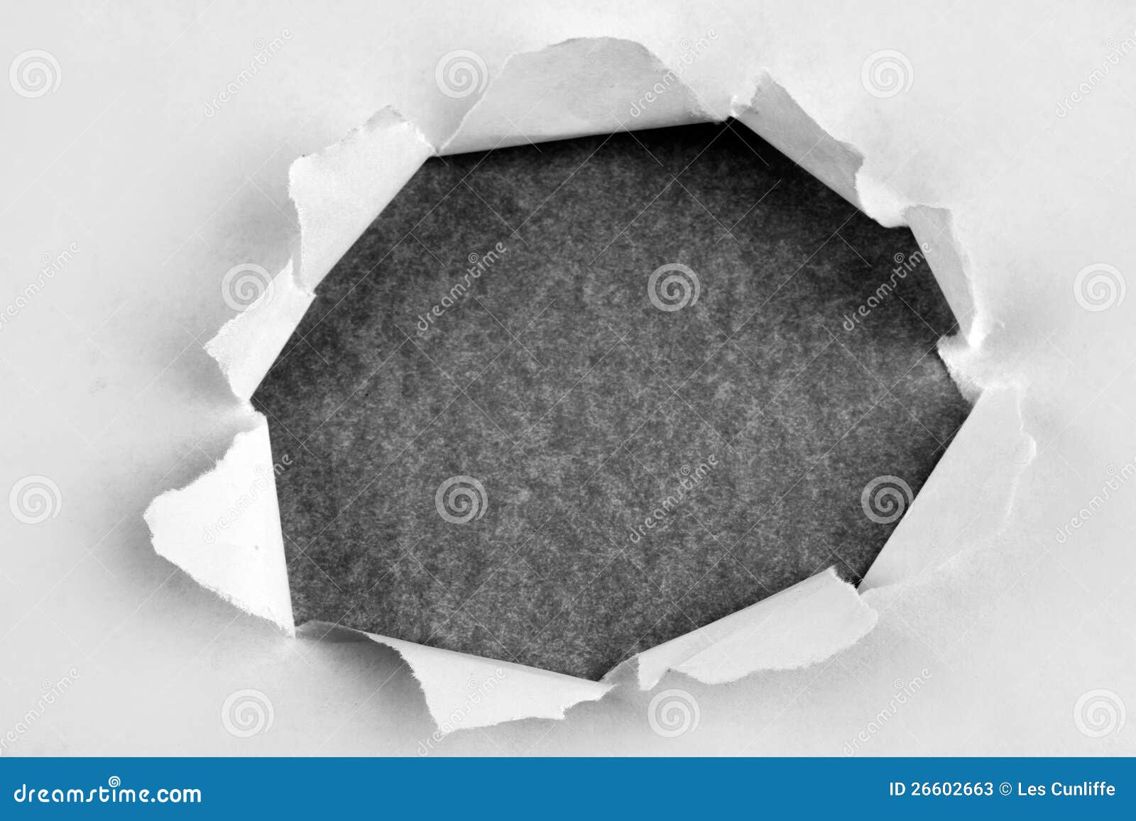 Ripped paper stock image. Image of hole, design, empty - 26602663