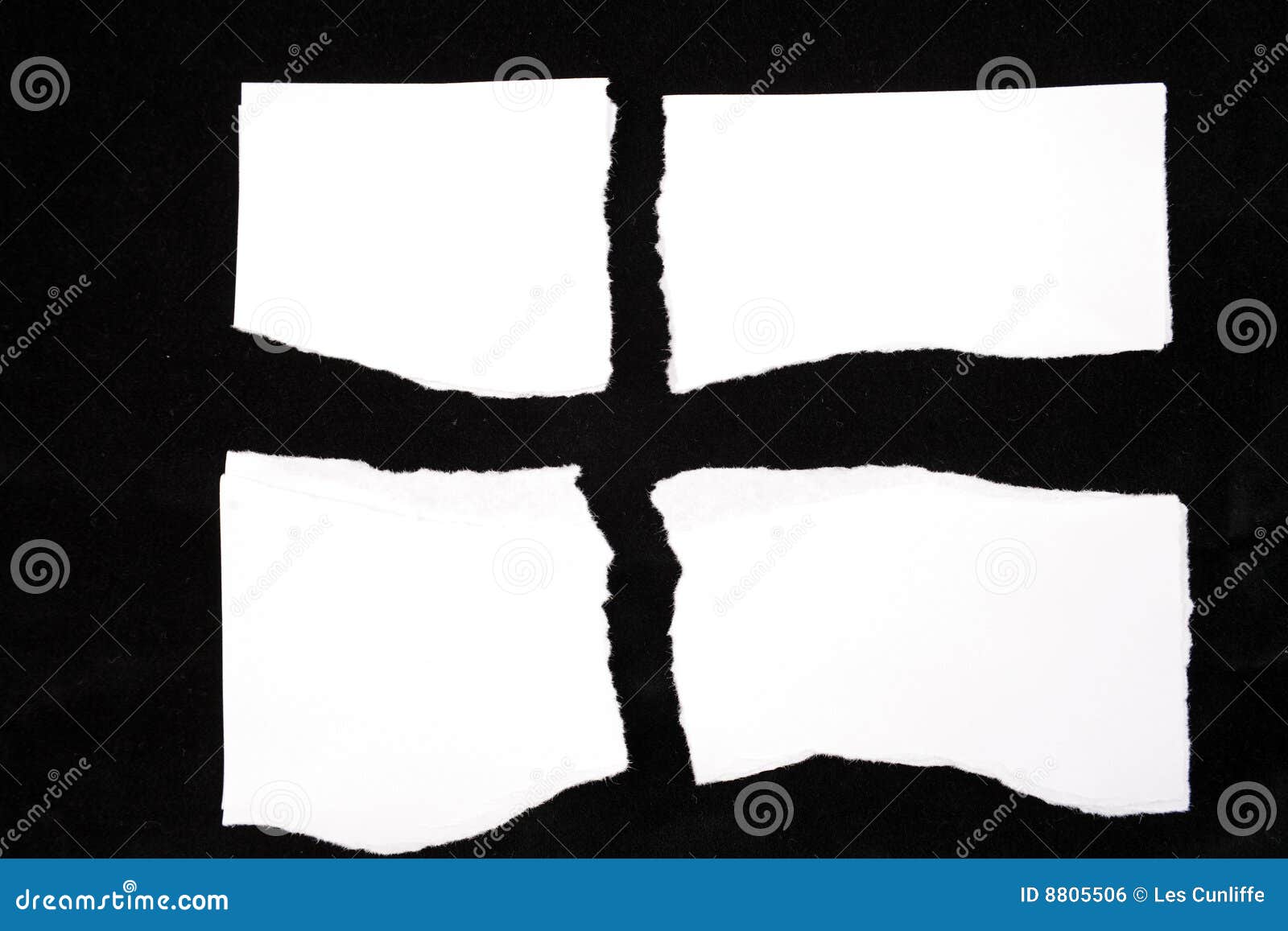 Ripped paper stock photo. Image of copy, horizontal, blank - 8805506