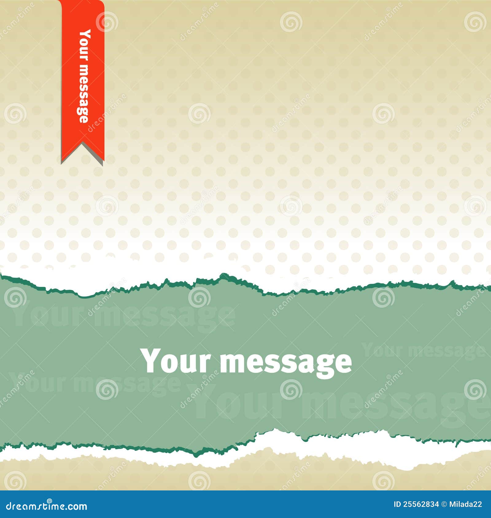 Ripped Paper background stock illustration. Illustration of blank ...