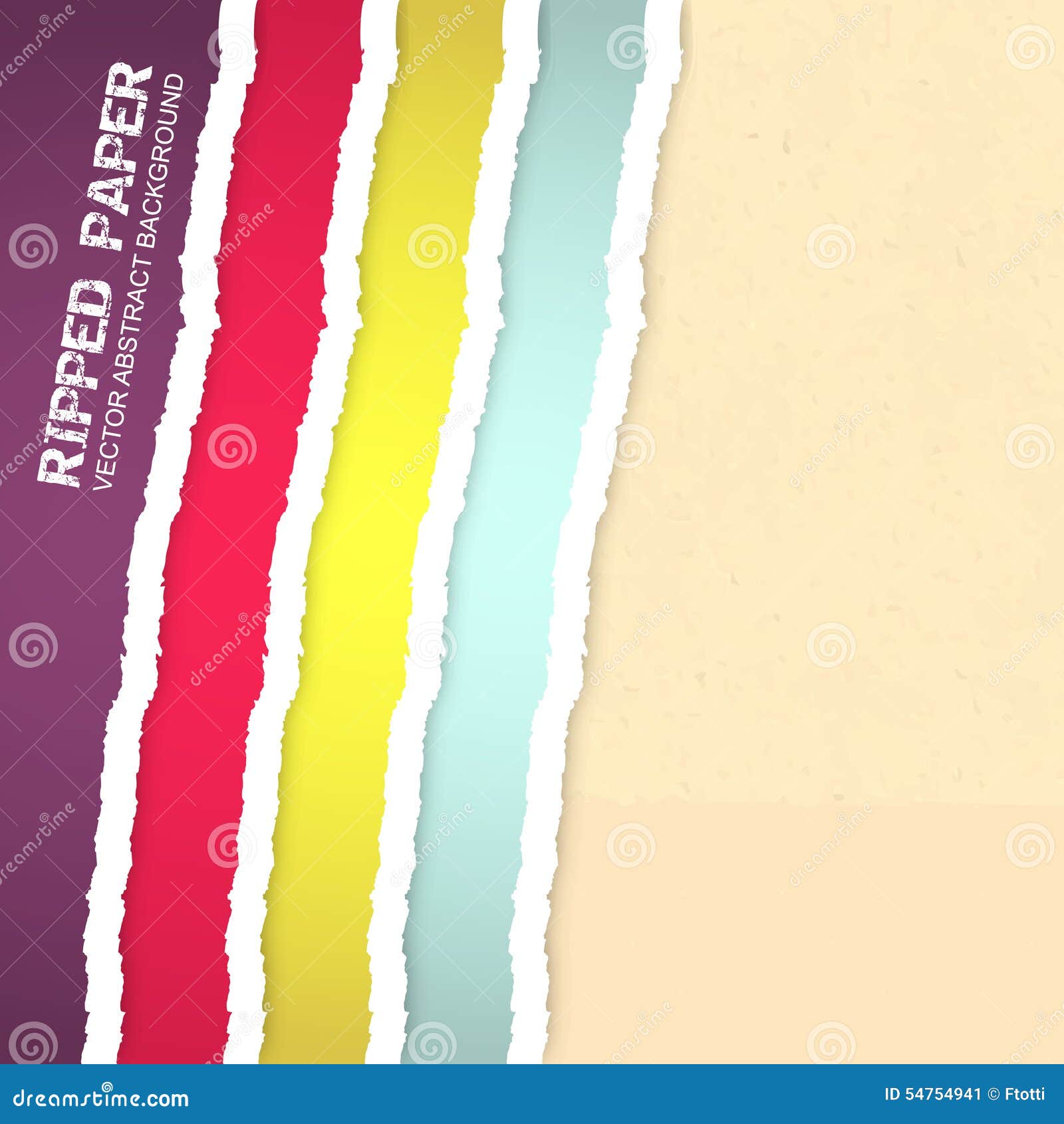 Ripped paper background stock vector. Illustration of abstract - 54754941