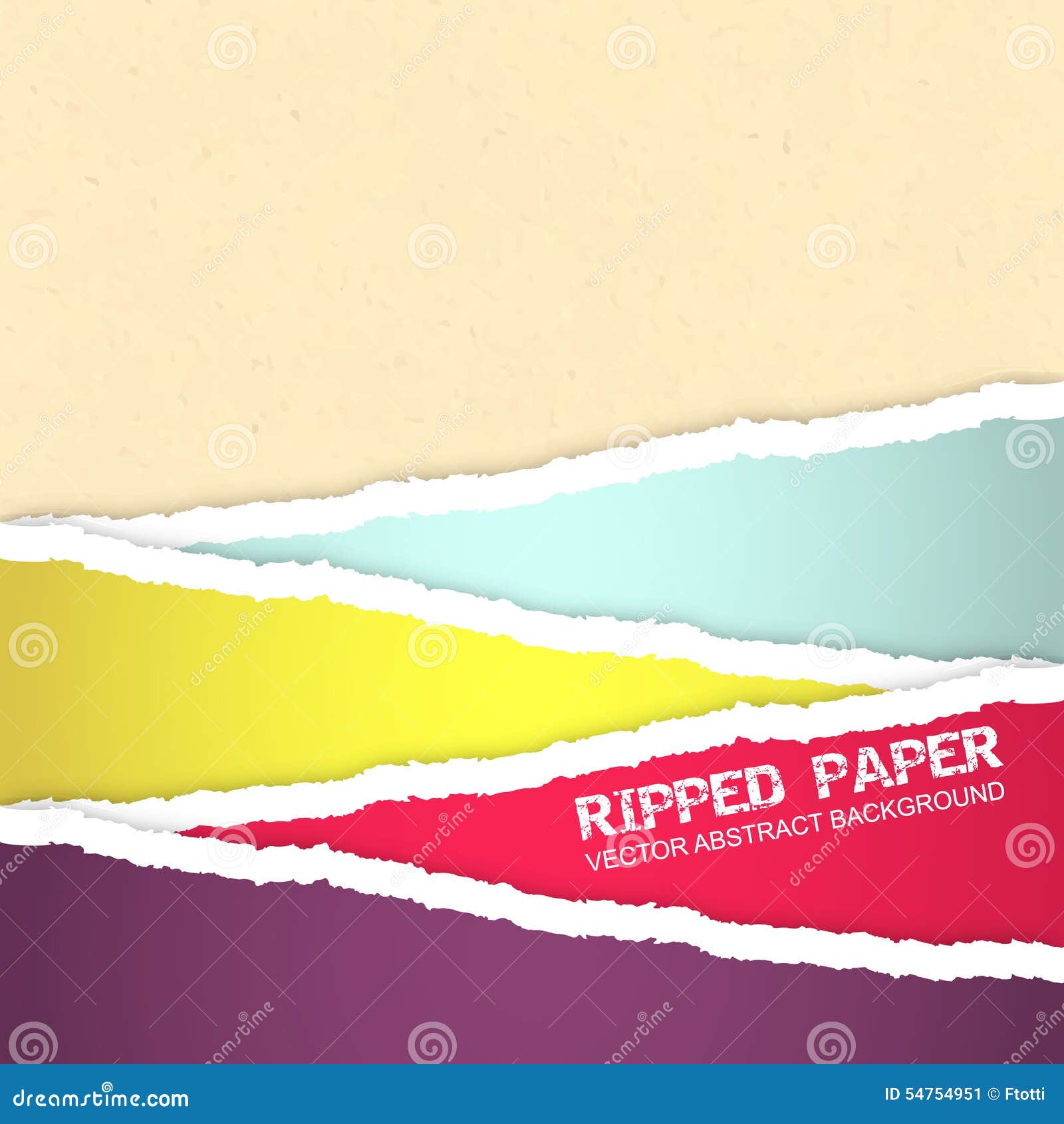 Ripped paper background stock vector. Illustration of wallpaper - 54754951