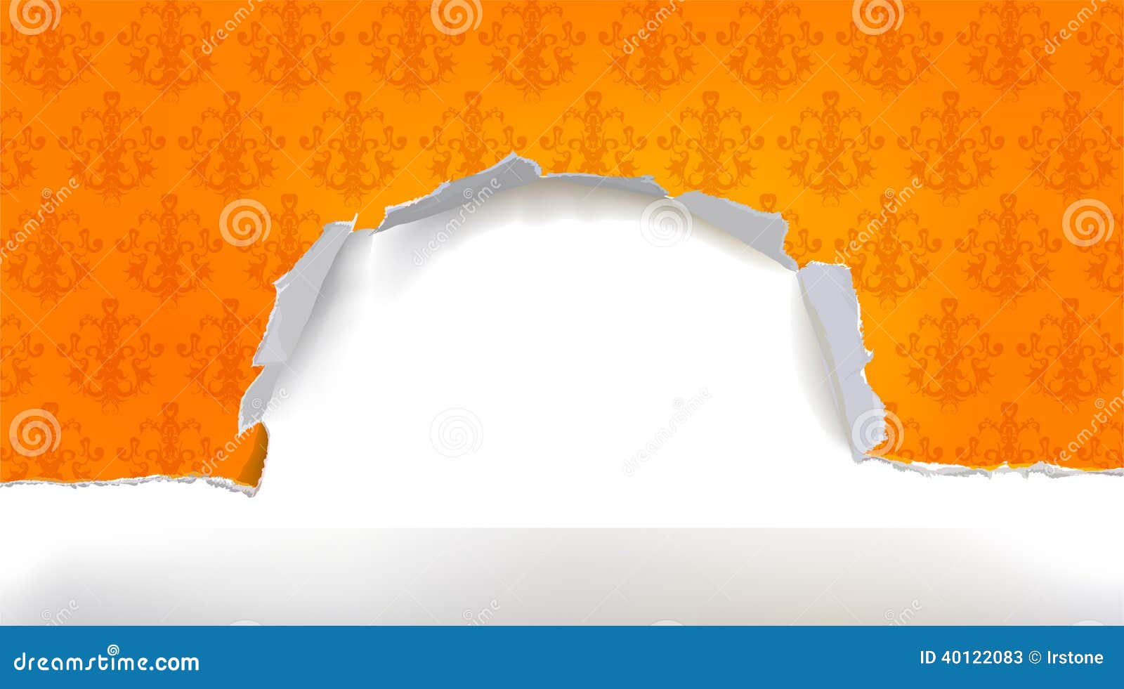 Ripped paper background stock vector. Illustration of note - 40122083