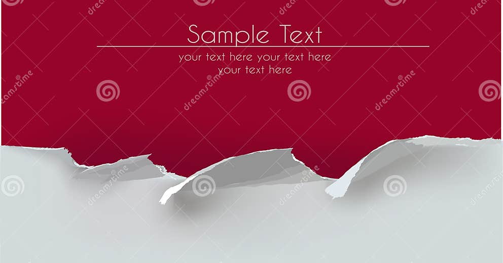 Ripped paper background stock vector. Illustration of design - 40122282