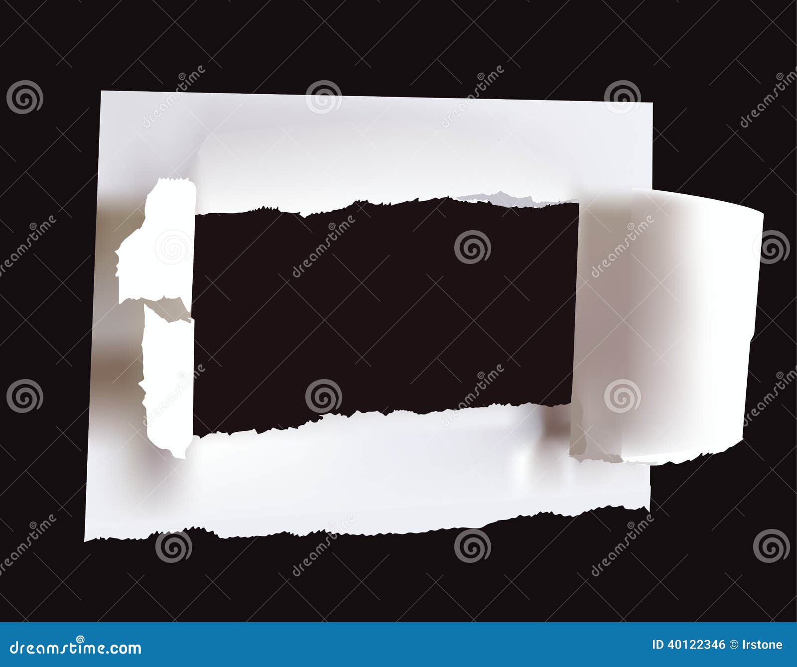Ripped paper background stock vector. Illustration of abstract - 40122346