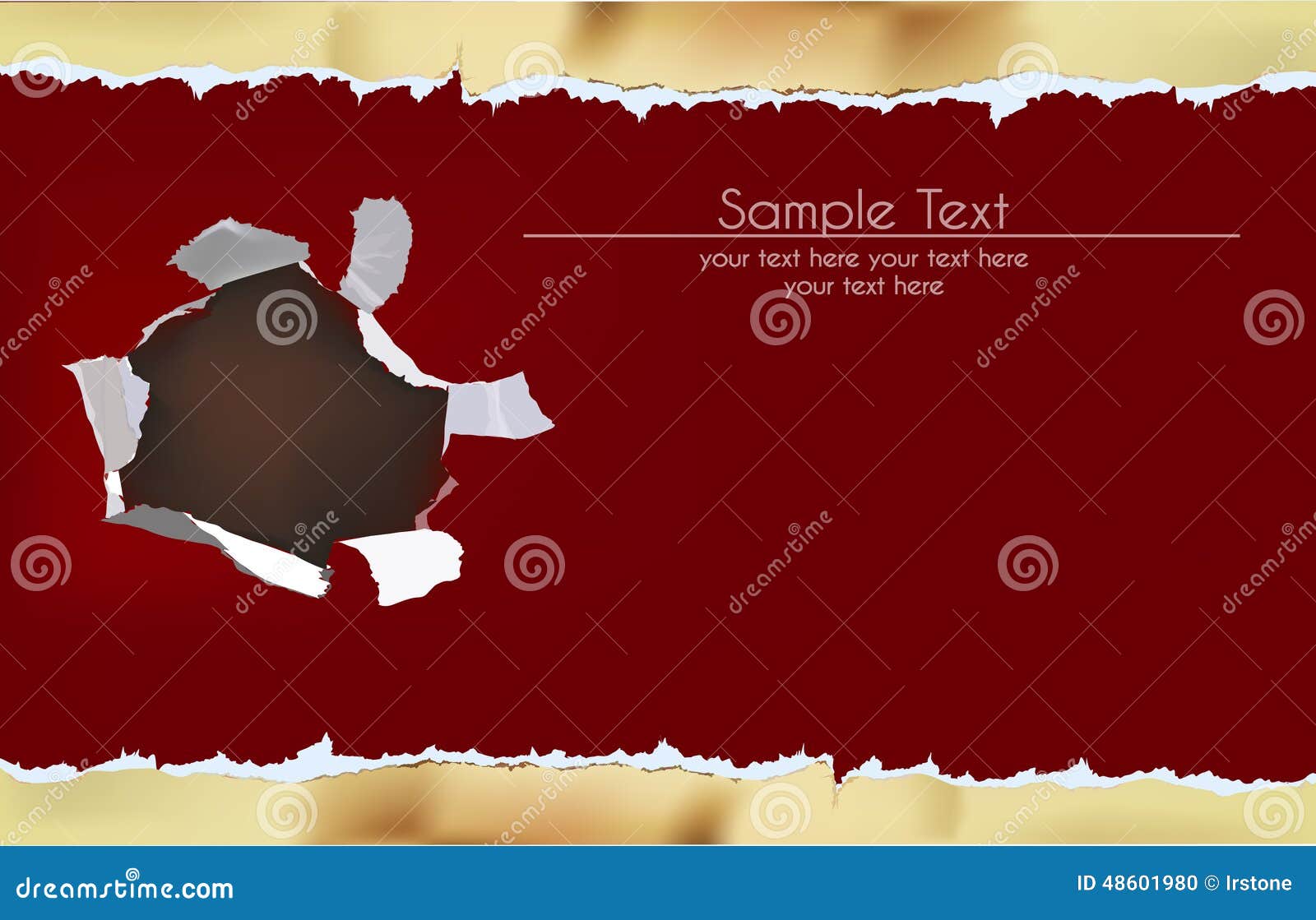 Ripped paper background stock illustration. Illustration of divide ...