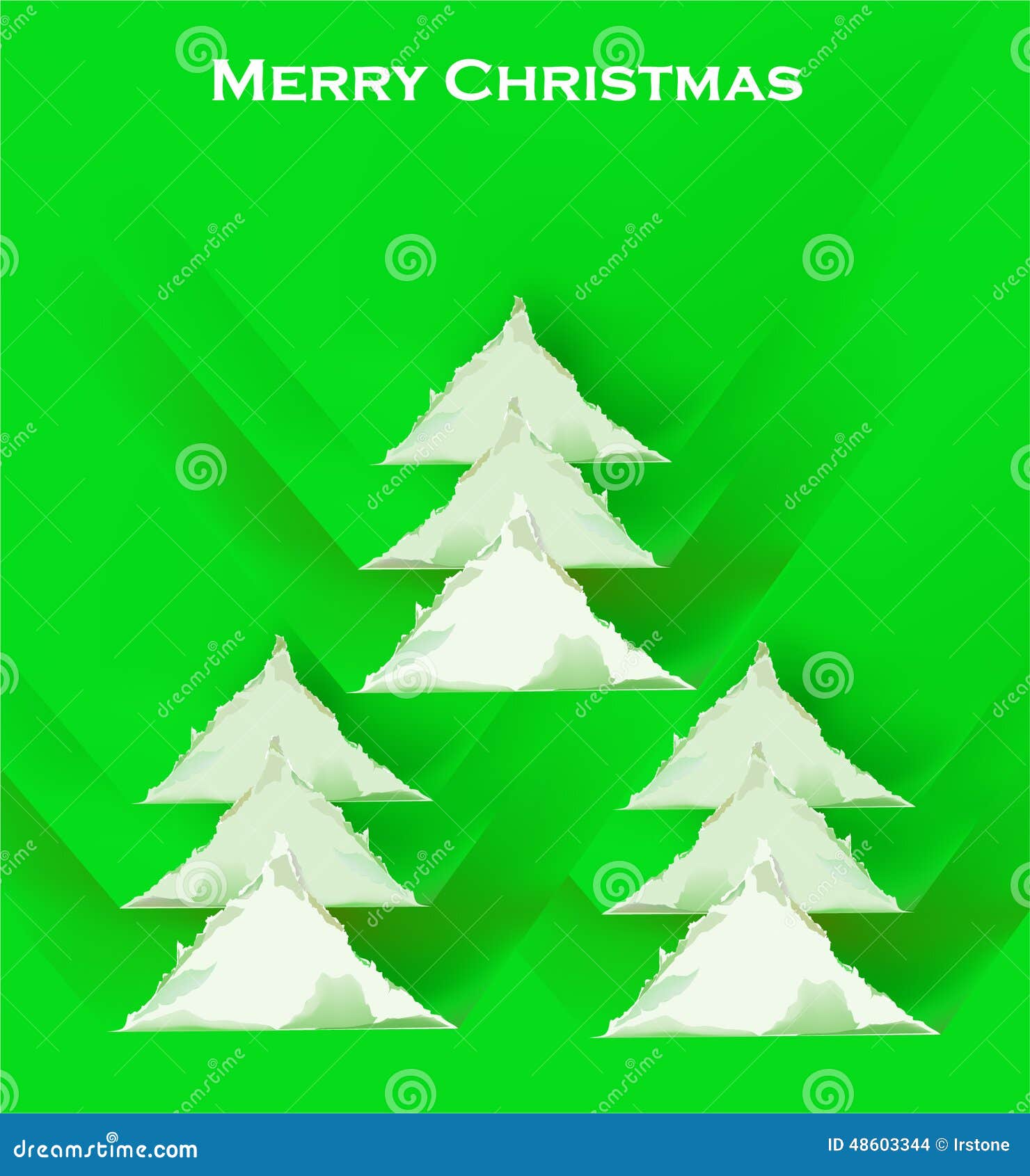 Ripped Paper Christmas Tree Stock Illustration - Illustration of neon ...