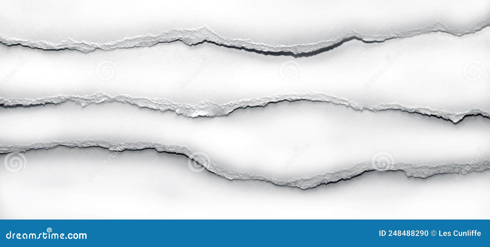 Edges of ripped paper stock photo. Image of ragged, horizontal - 248488290
