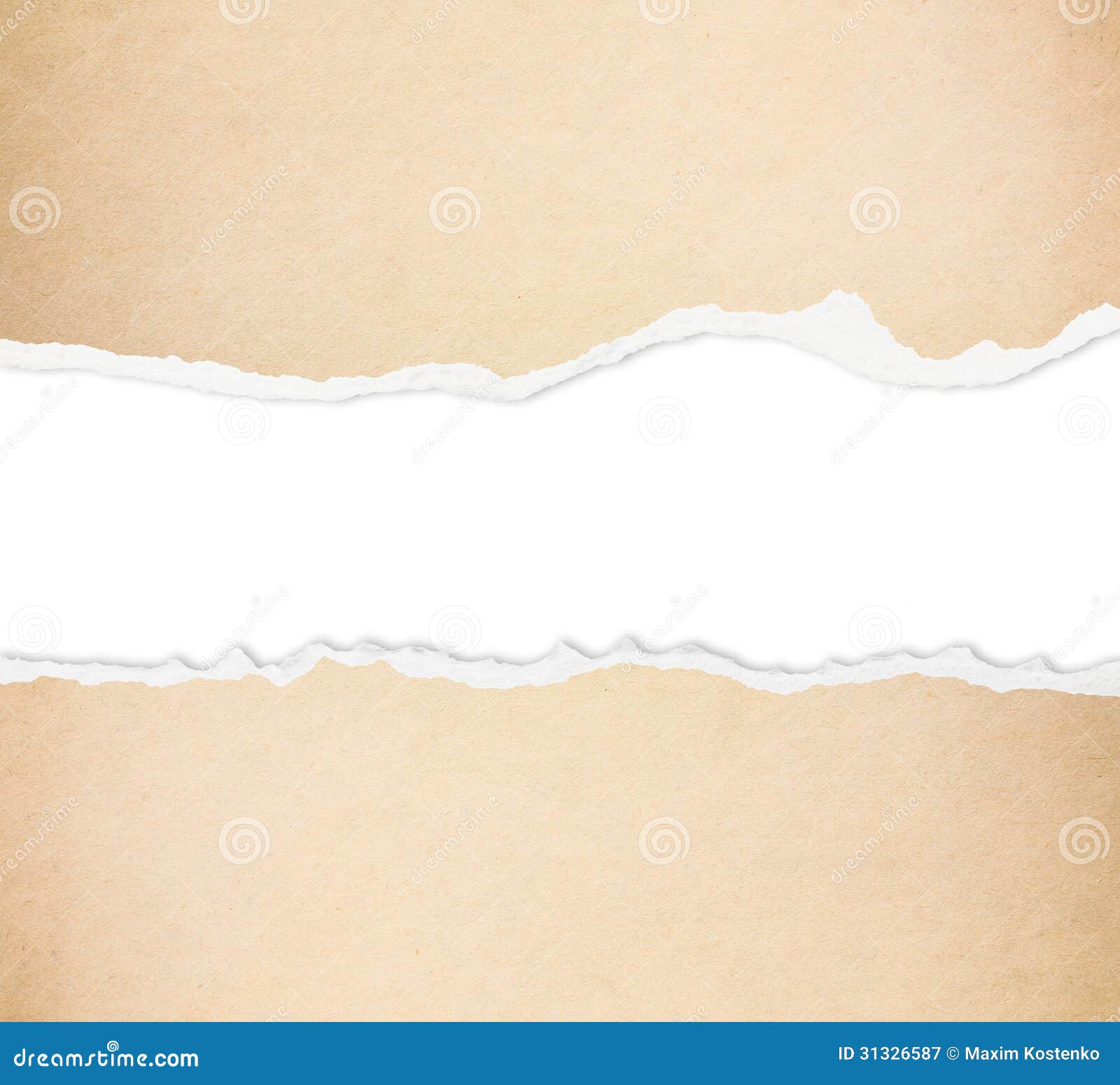 Ripped paper stock image. Image of design, impact, destroy - 31326587