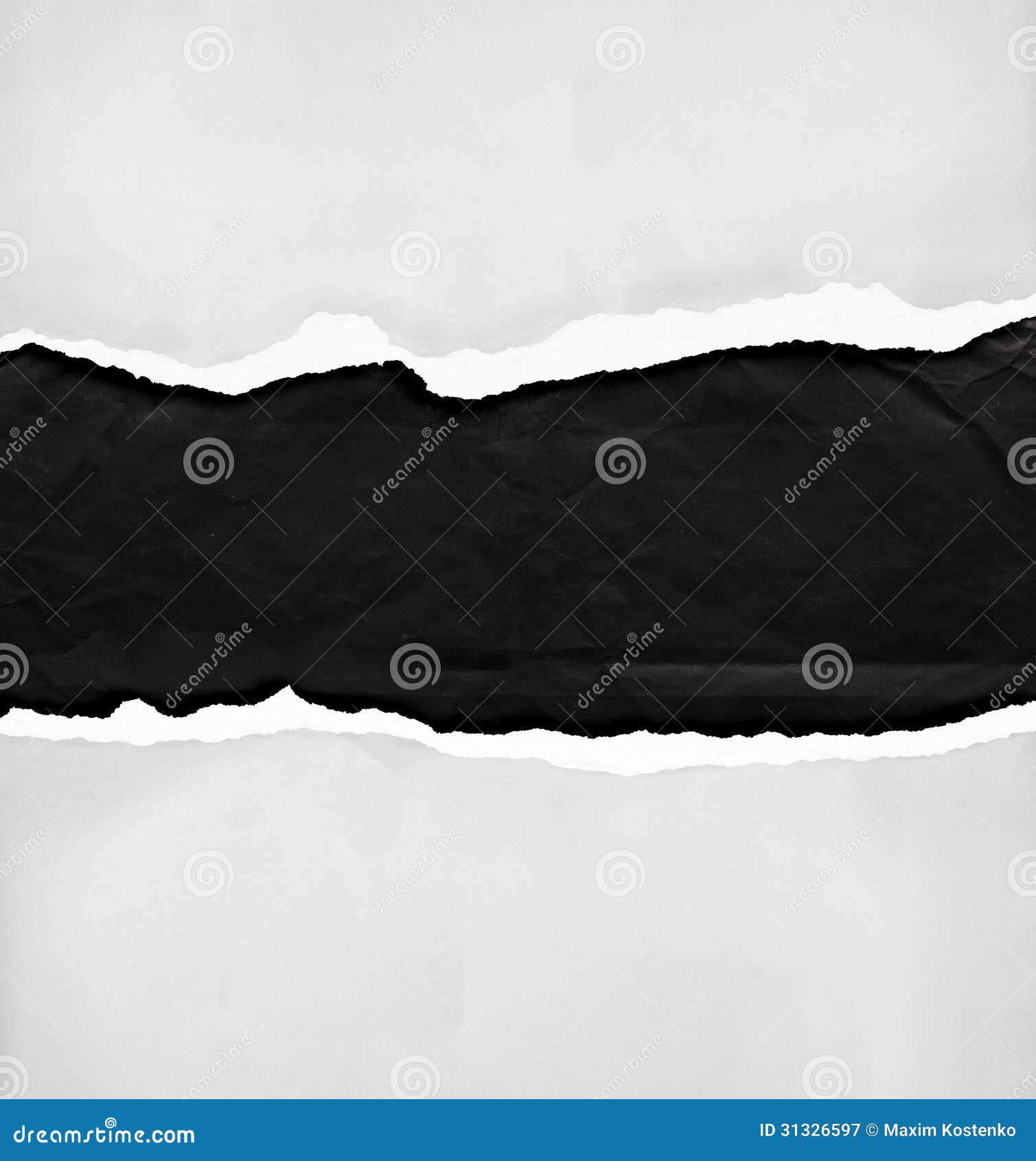 Ripped paper stock image. Image of destruction, destroy - 31326597