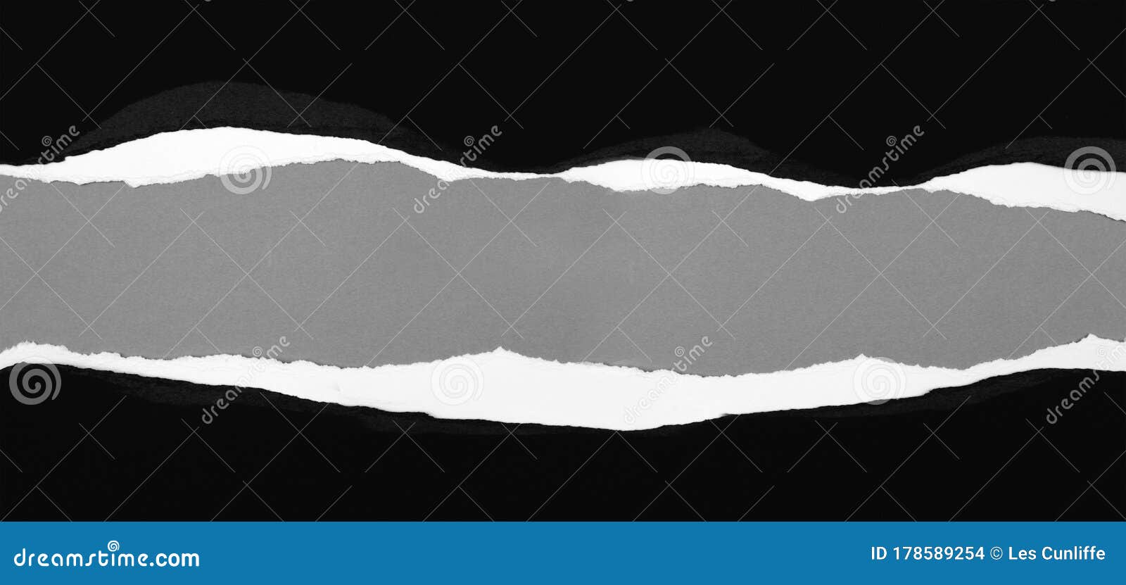 Ripped paper on grey stock illustration. Illustration of blank - 178589254