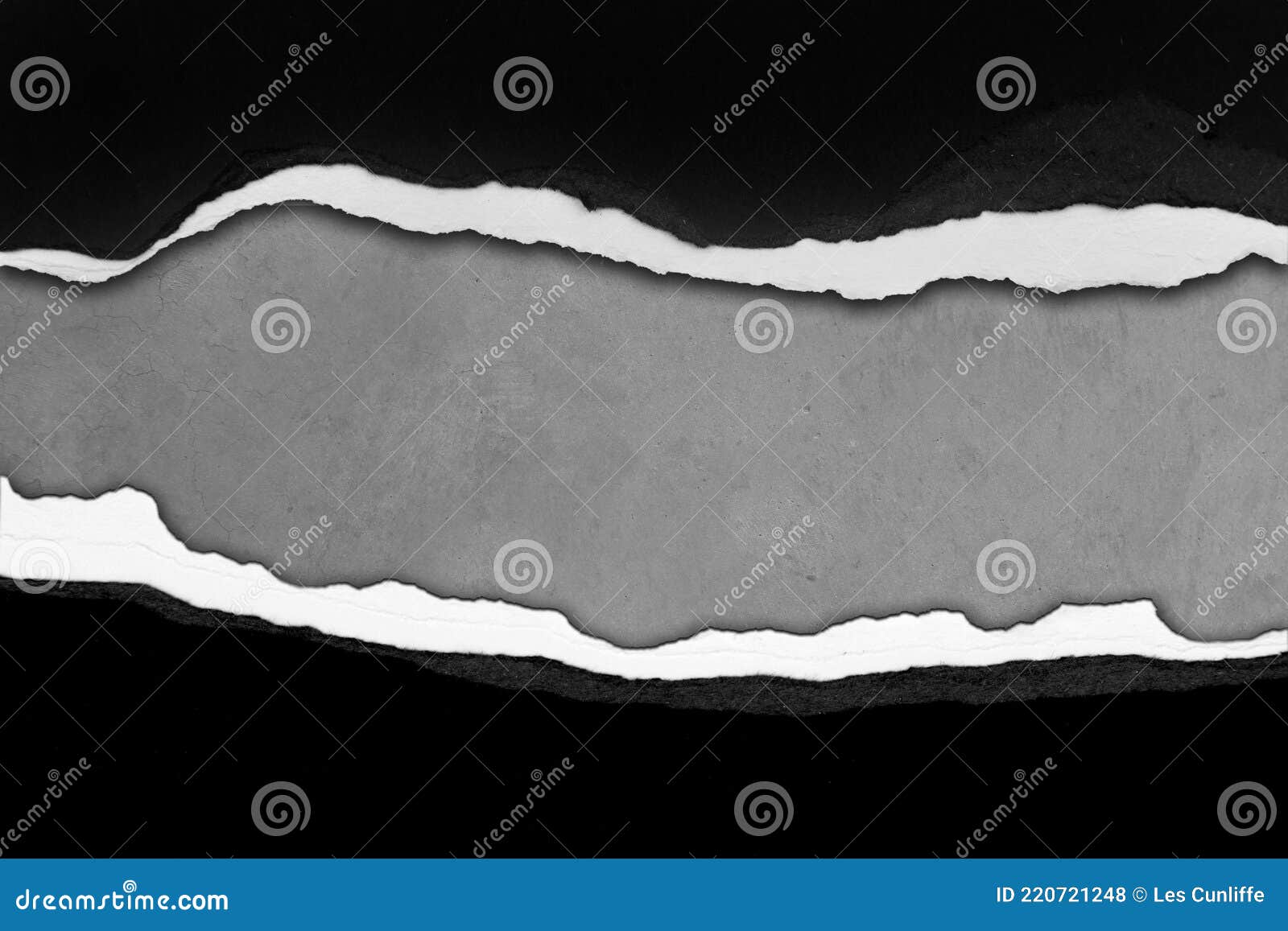Ripped paper on grey stock photo. Image of paper, damage - 220721248