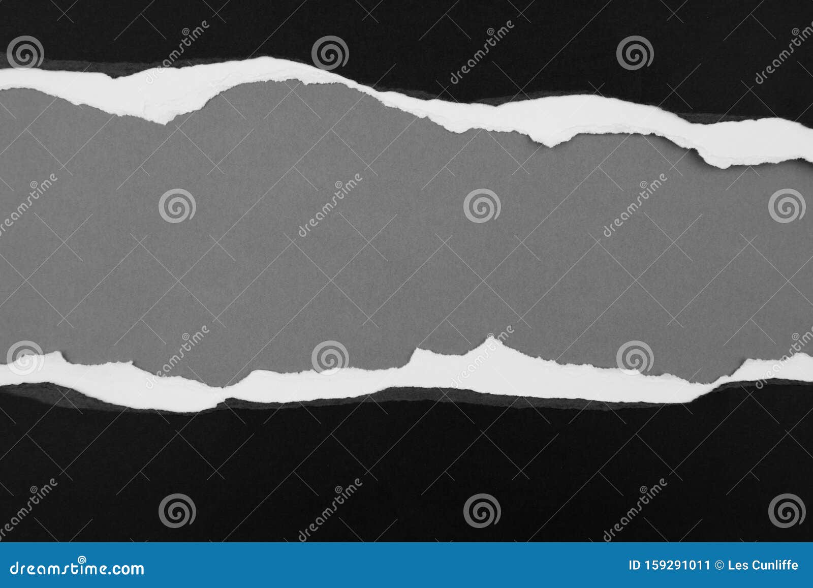 Ripped paper on grey stock image. Image of macro, cracked - 159291011