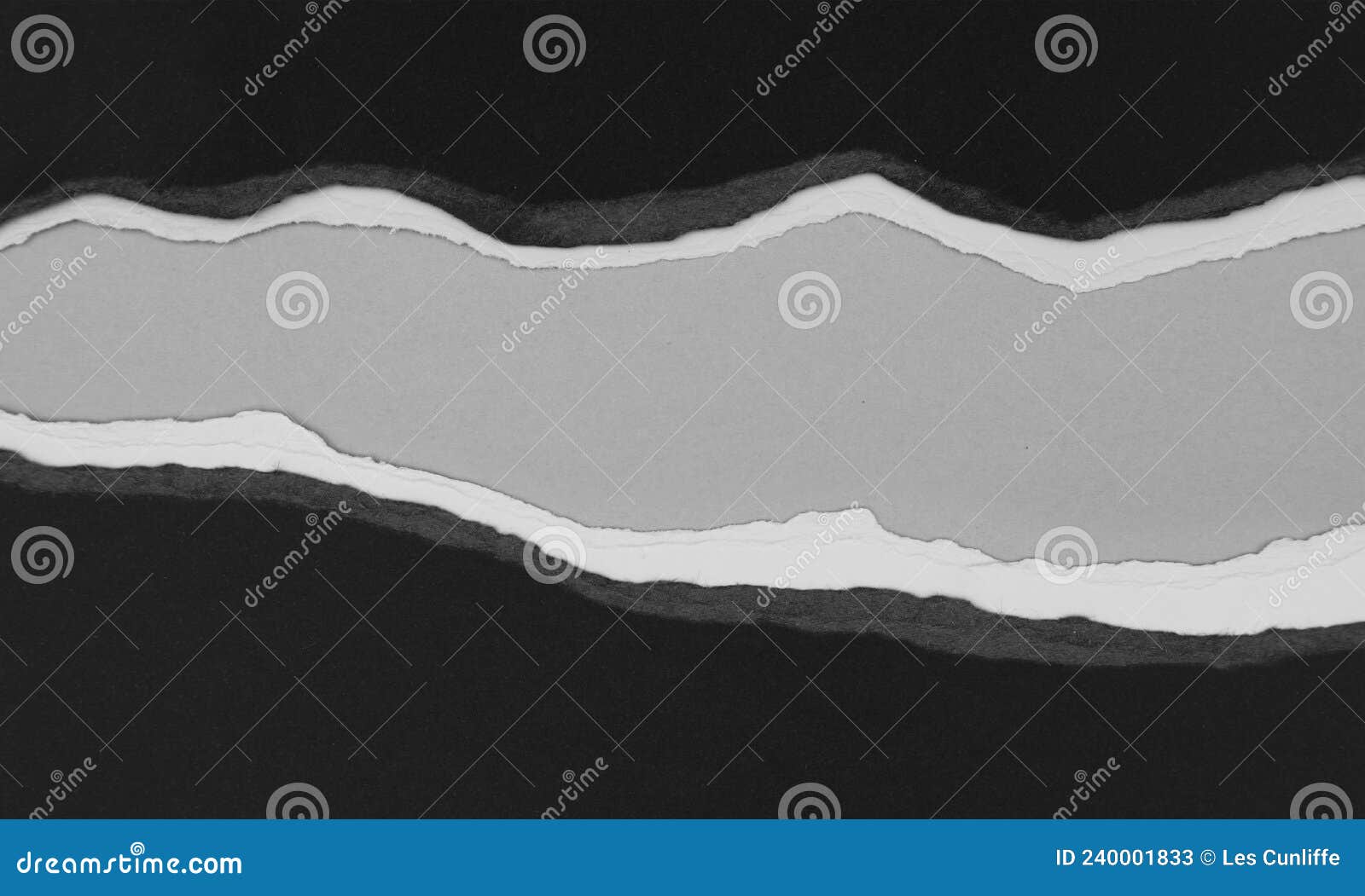 Ripped Paper on Grey Background Stock Image - Image of torn, grey ...