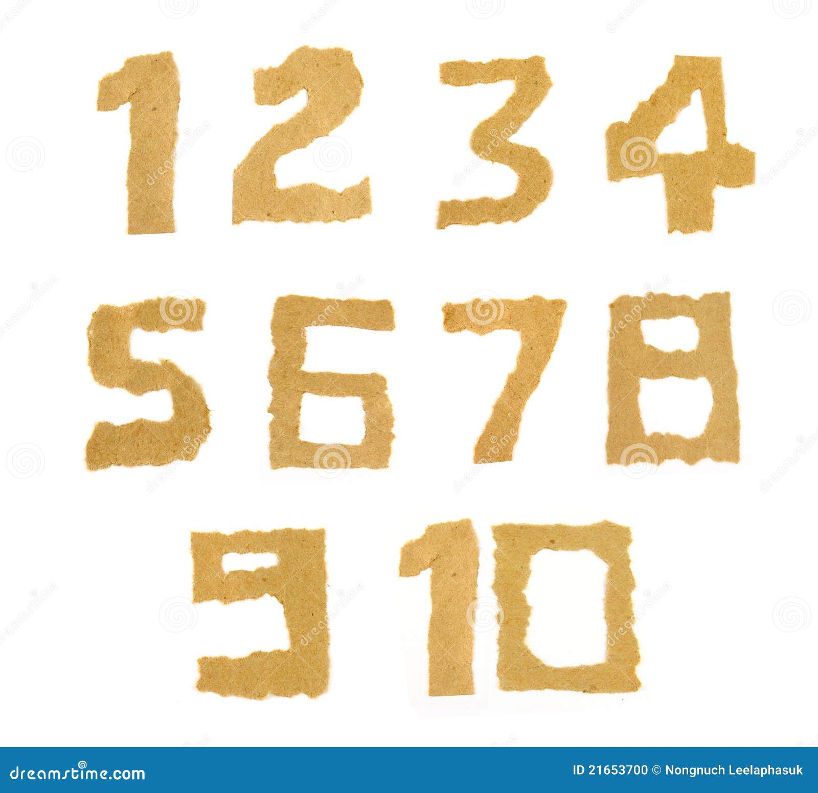 Paper Number Black On White Stock Photo | CartoonDealer.com #11611290