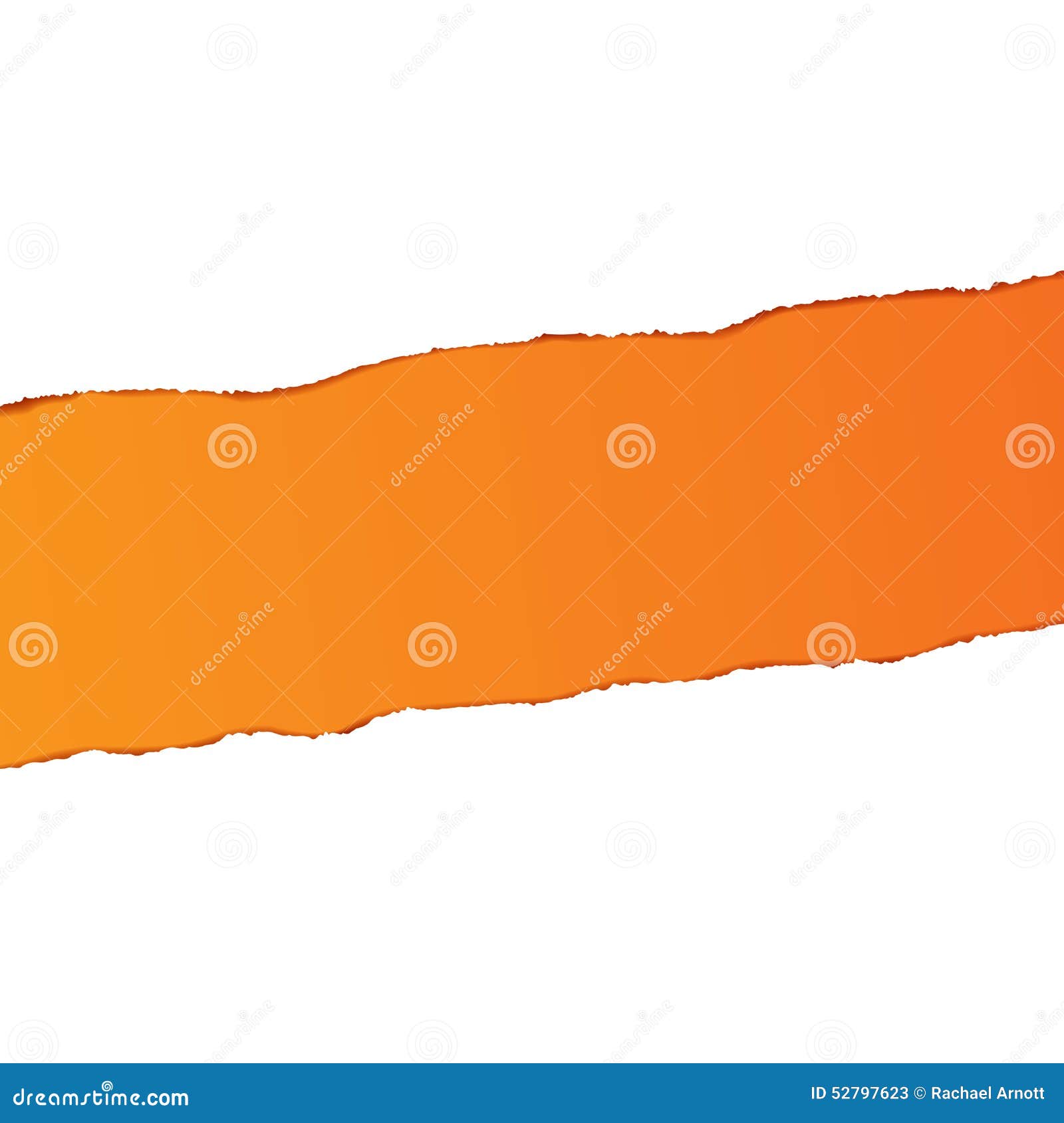 Ripped Paper - Orange stock illustration. Illustration of shadow - 52797623
