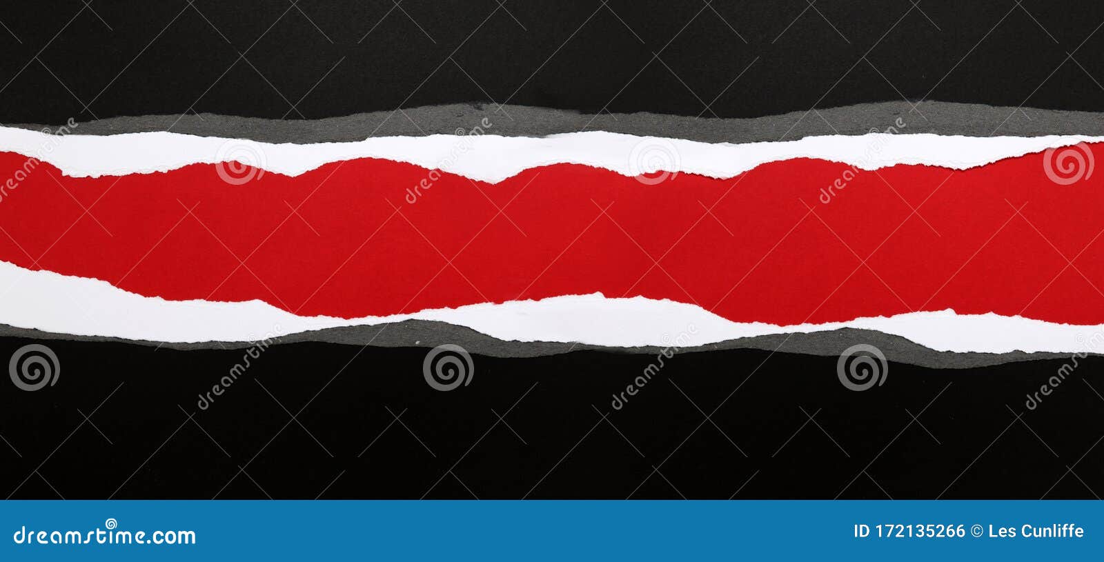 Ripped paper on red stock photo. Image of black, spacequot - 172135266