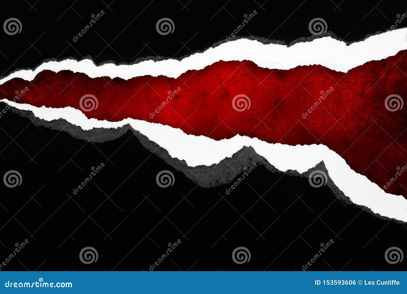 Ripped paper on red stock photo. Image of parchment - 153593606
