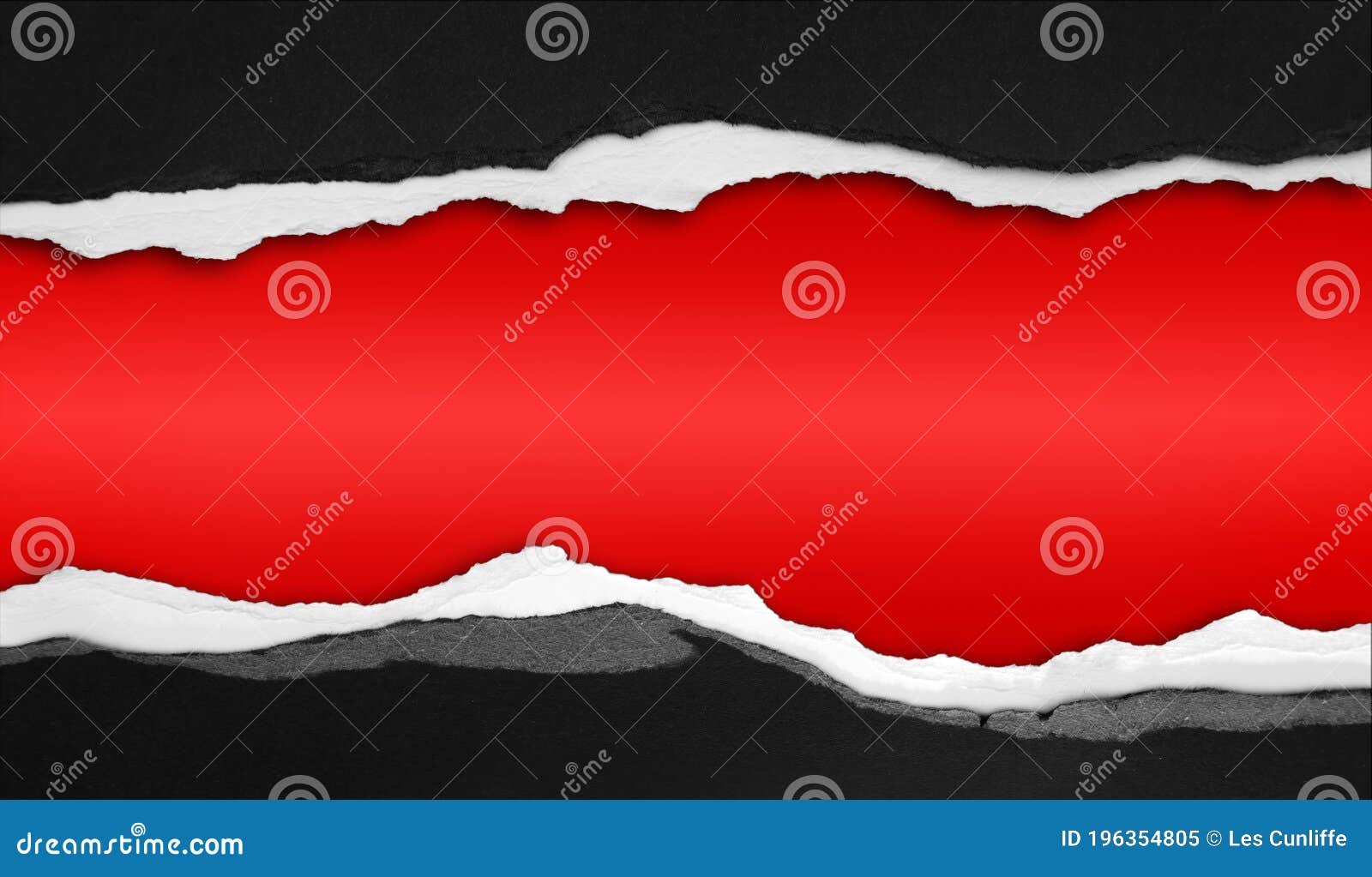 Ripped paper on red stock image. Image of element, banner - 196354805