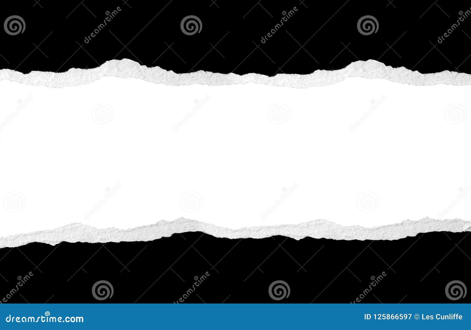 Ripped paper stock image. Image of macro, mono, hole - 125866597