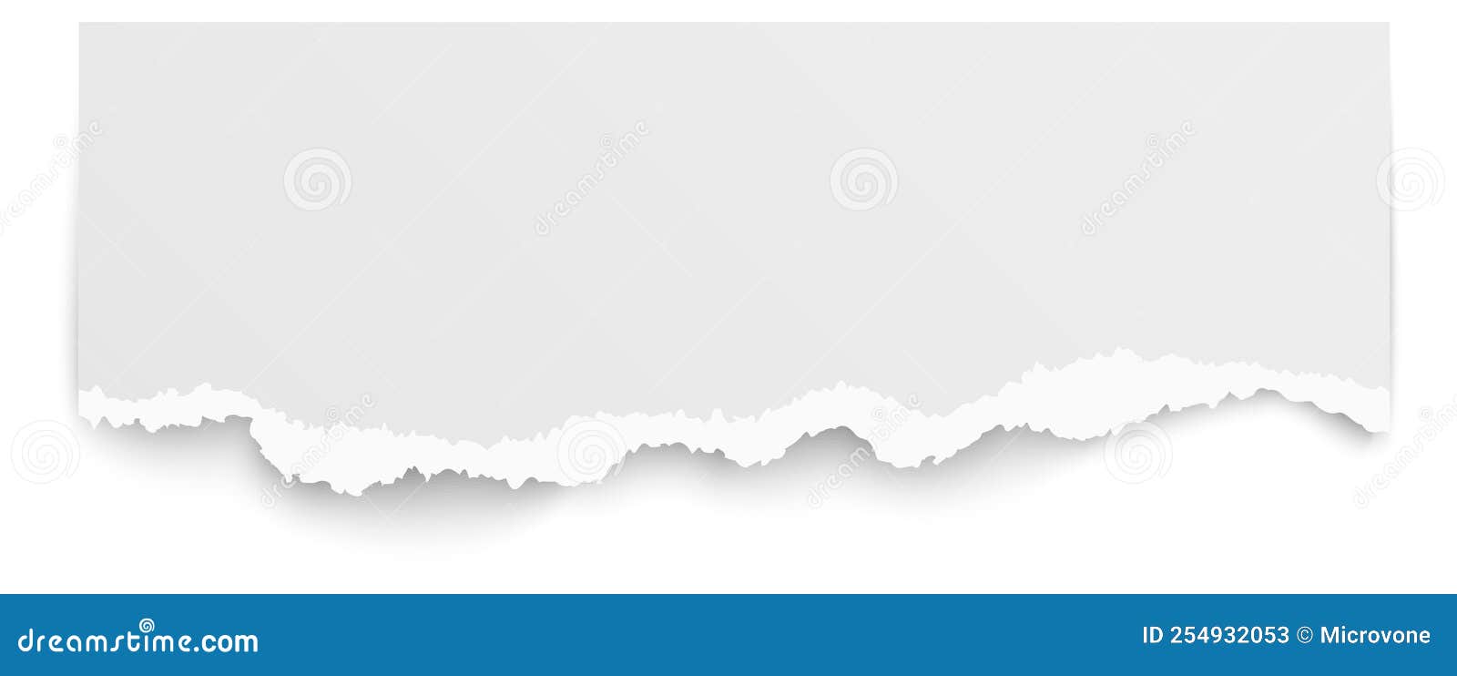 Scrap Of Torn Red Paper With Shadow. Damaged Cardboard Borders. Vector ...