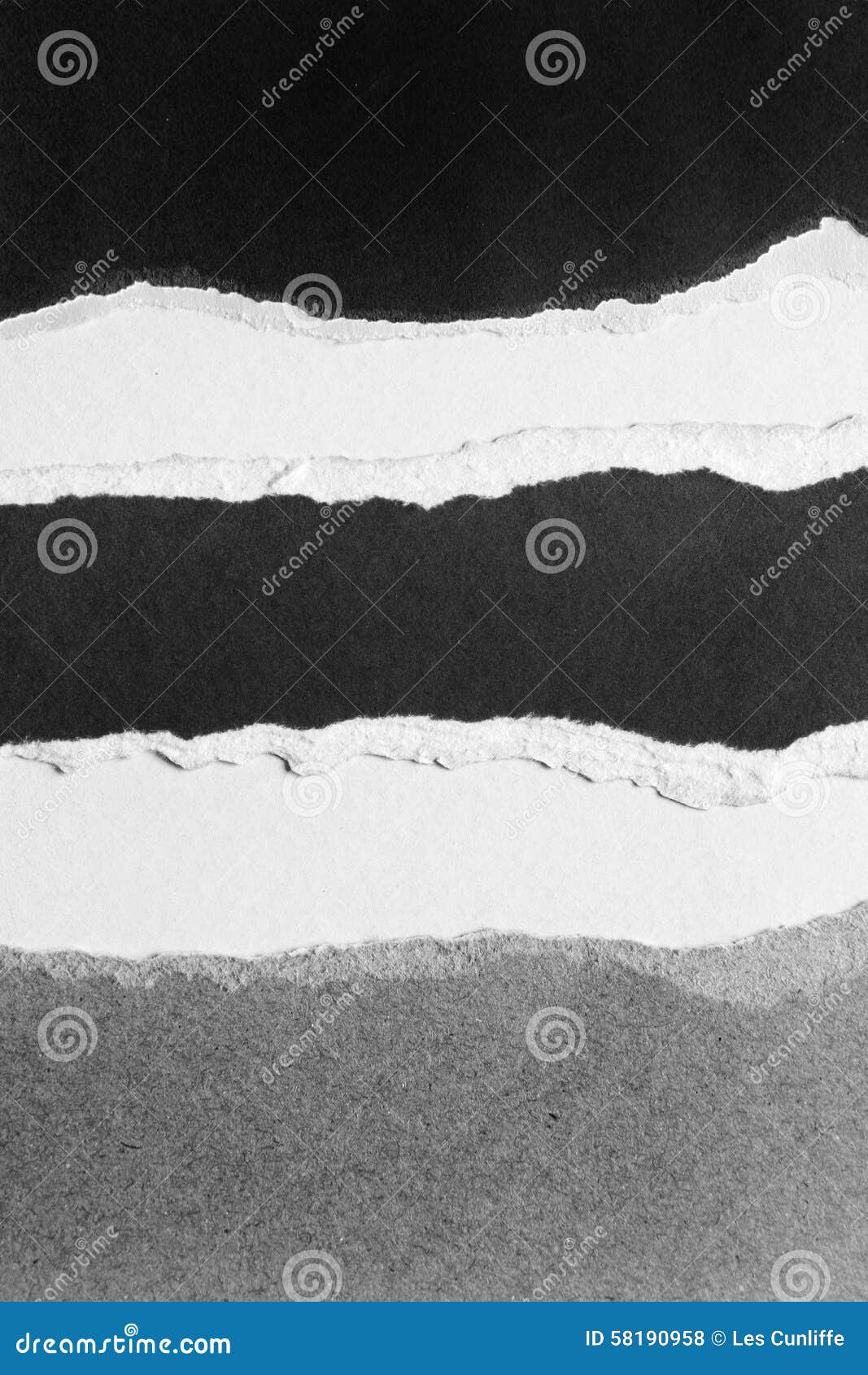 Ripped paper stock photo. Image of black, gray, damage - 58190958