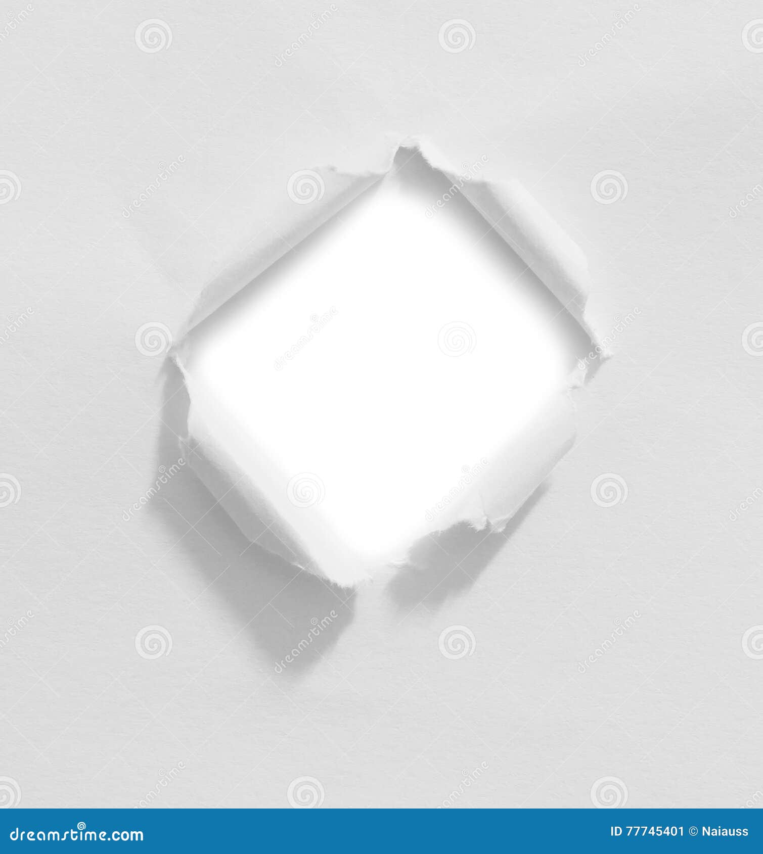 Ripped Paper and Torn Paper Stock Image - Image of note, collection ...