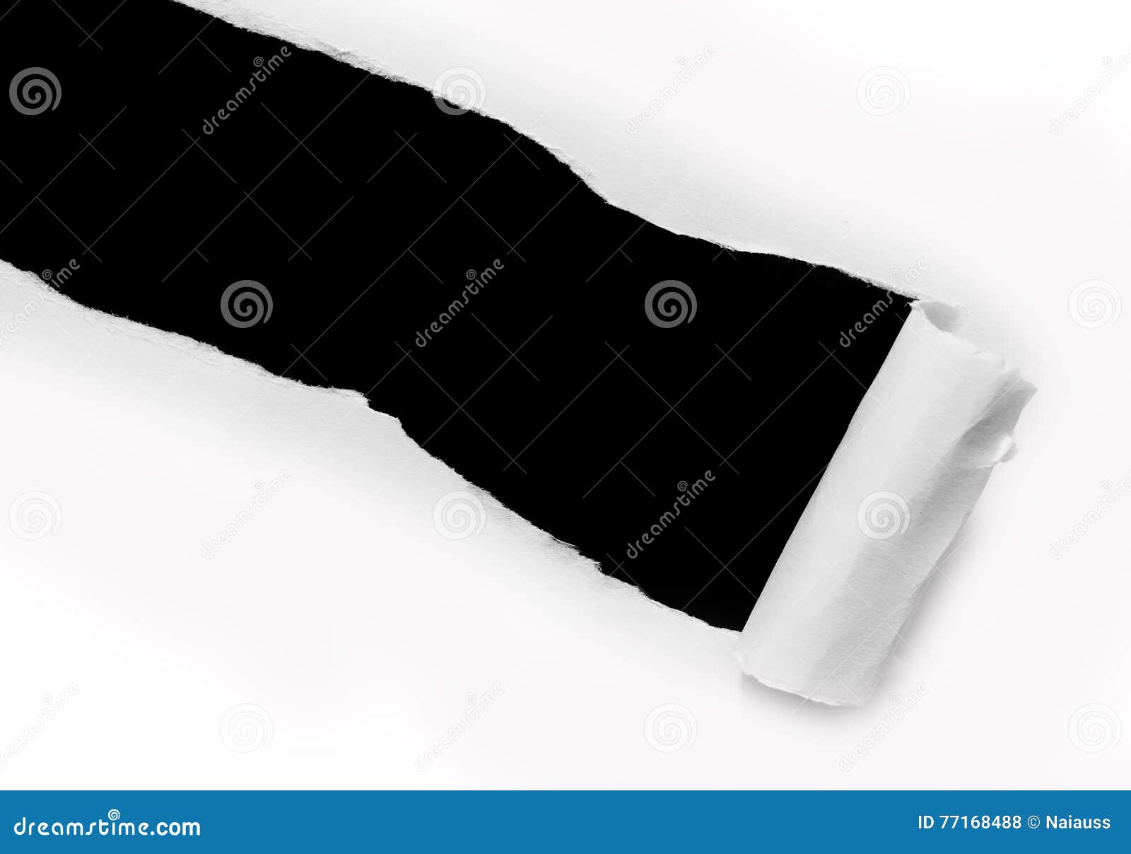 Ripped Paper and Torn Paper Stock Photo - Image of black, edge: 77168488