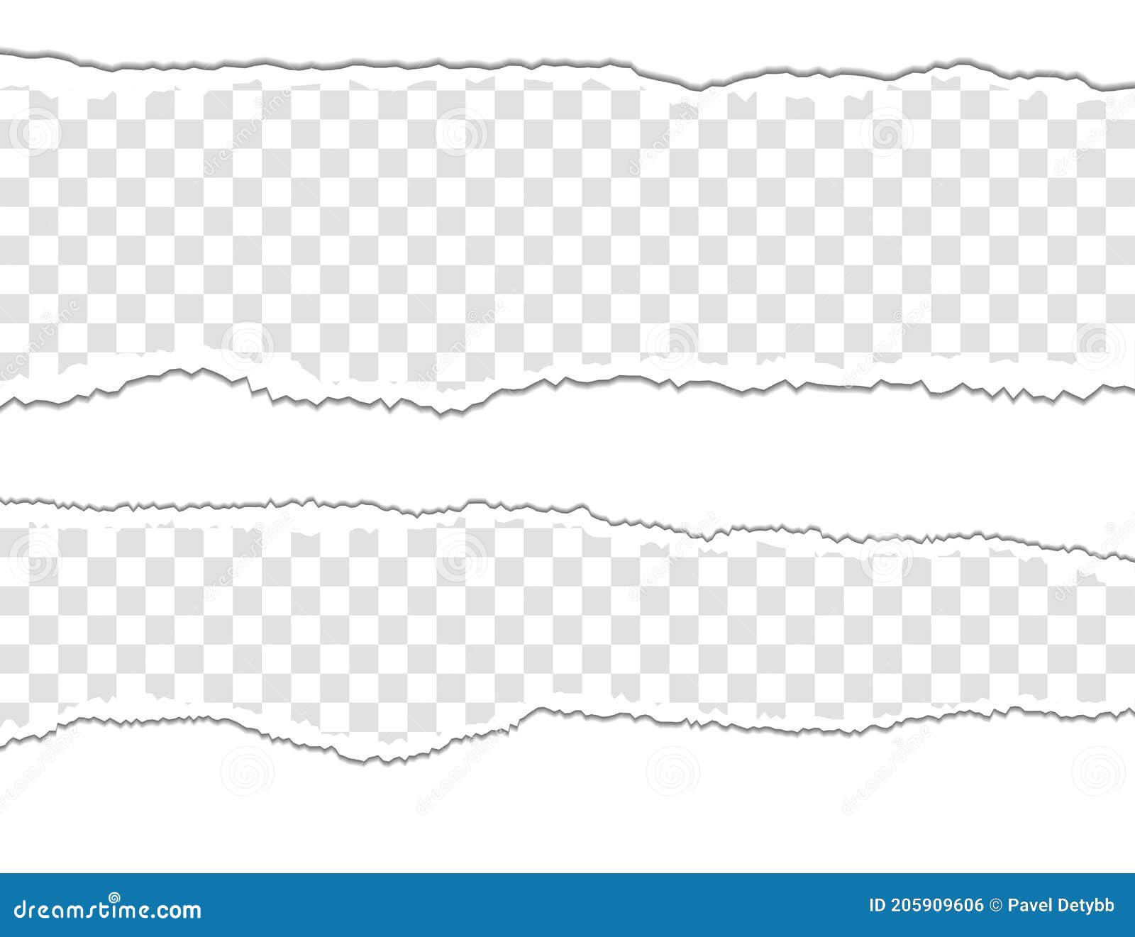 Ripped Paper. Torn, Ripped Pieces. Vector Illustration Stock ...