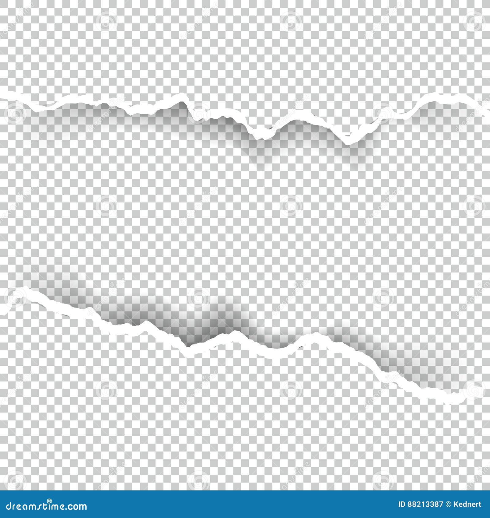 Ripped Paper With Construction Sign. Cartoon Vector | CartoonDealer.com ...