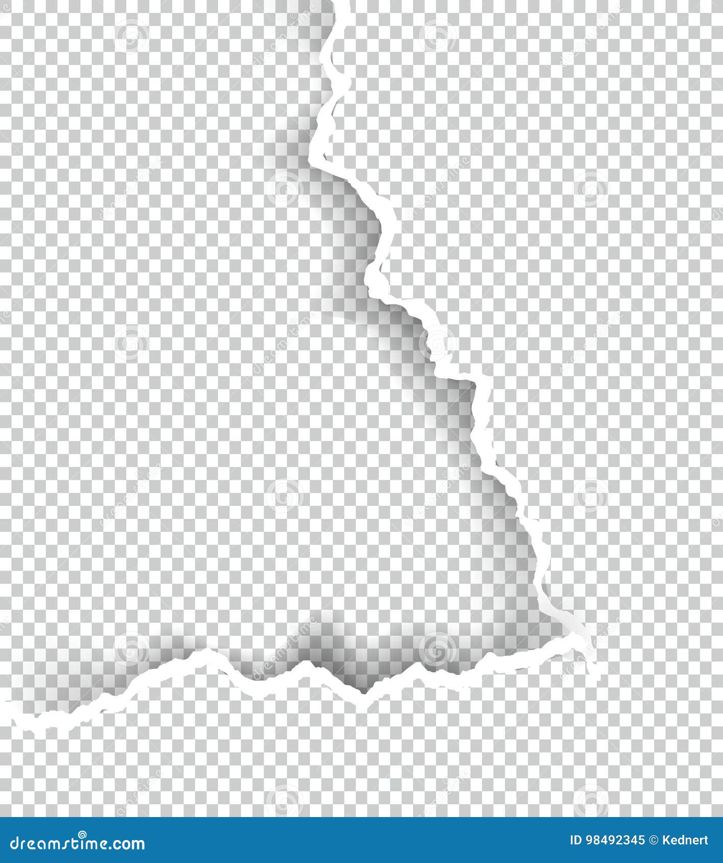 Ripped Paper Transparent with Space for Text, Vector Art and ...