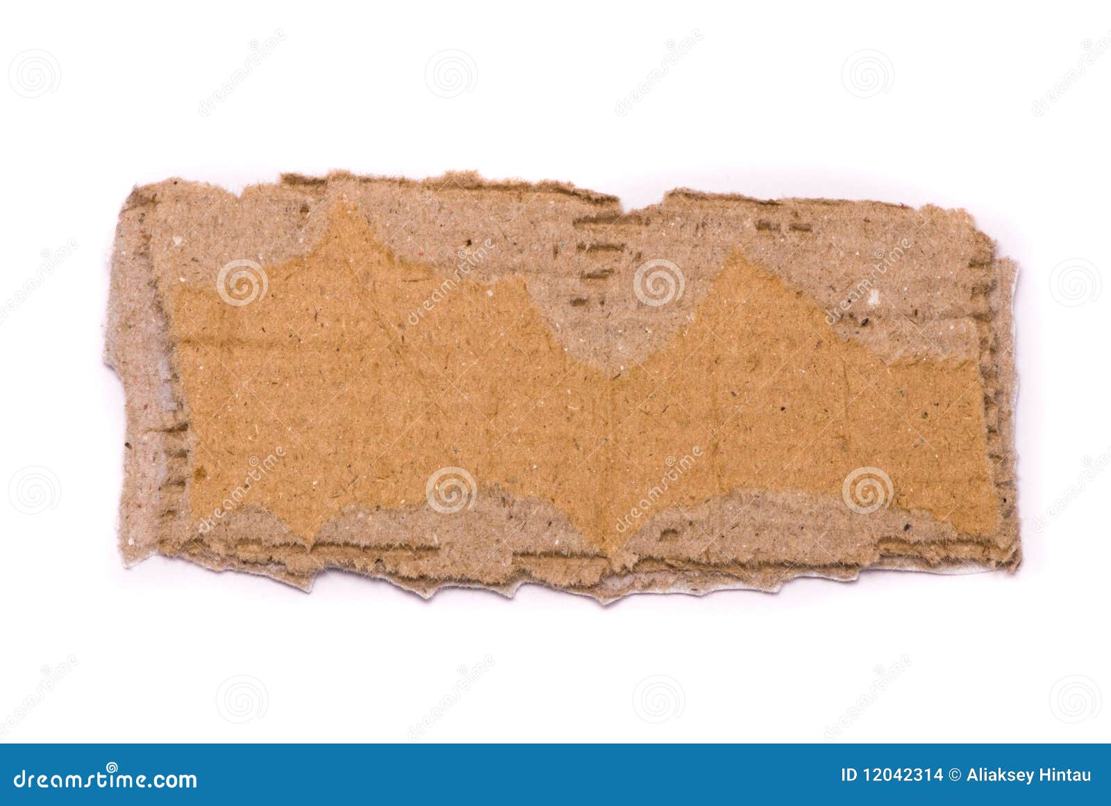 Ripped Piece Of Cardboard Isolated On White Background, Cardboard Scrap ...