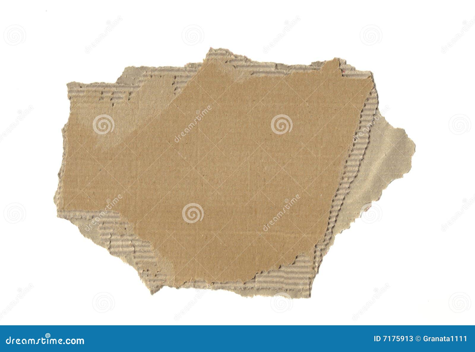 RIPPED PIECE of CARDBOARD stock image. Image of recycled - 7175913