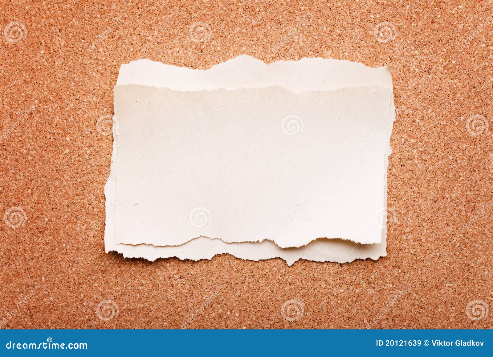 Ripped Piece Of Paper On Old Crushed Paper Royalty-Free Stock Image ...