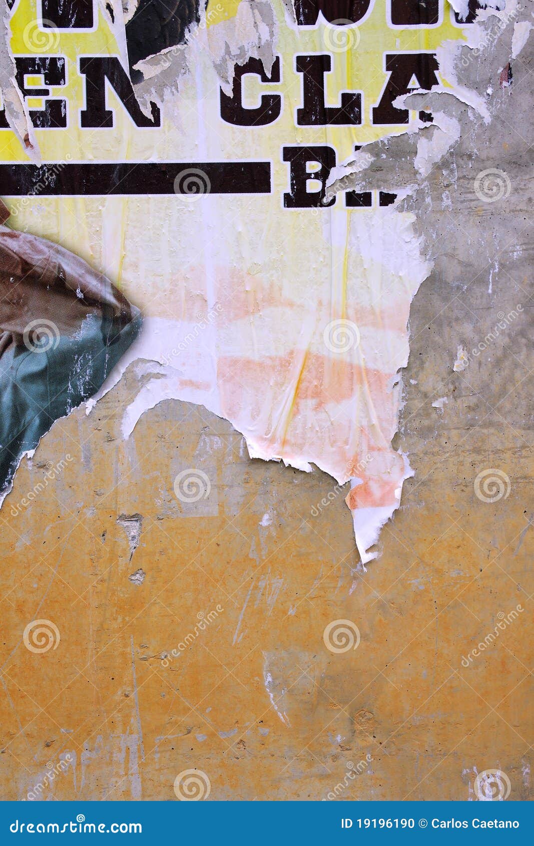 Ripped Posters Background Royalty-Free Stock Photo | CartoonDealer.com ...