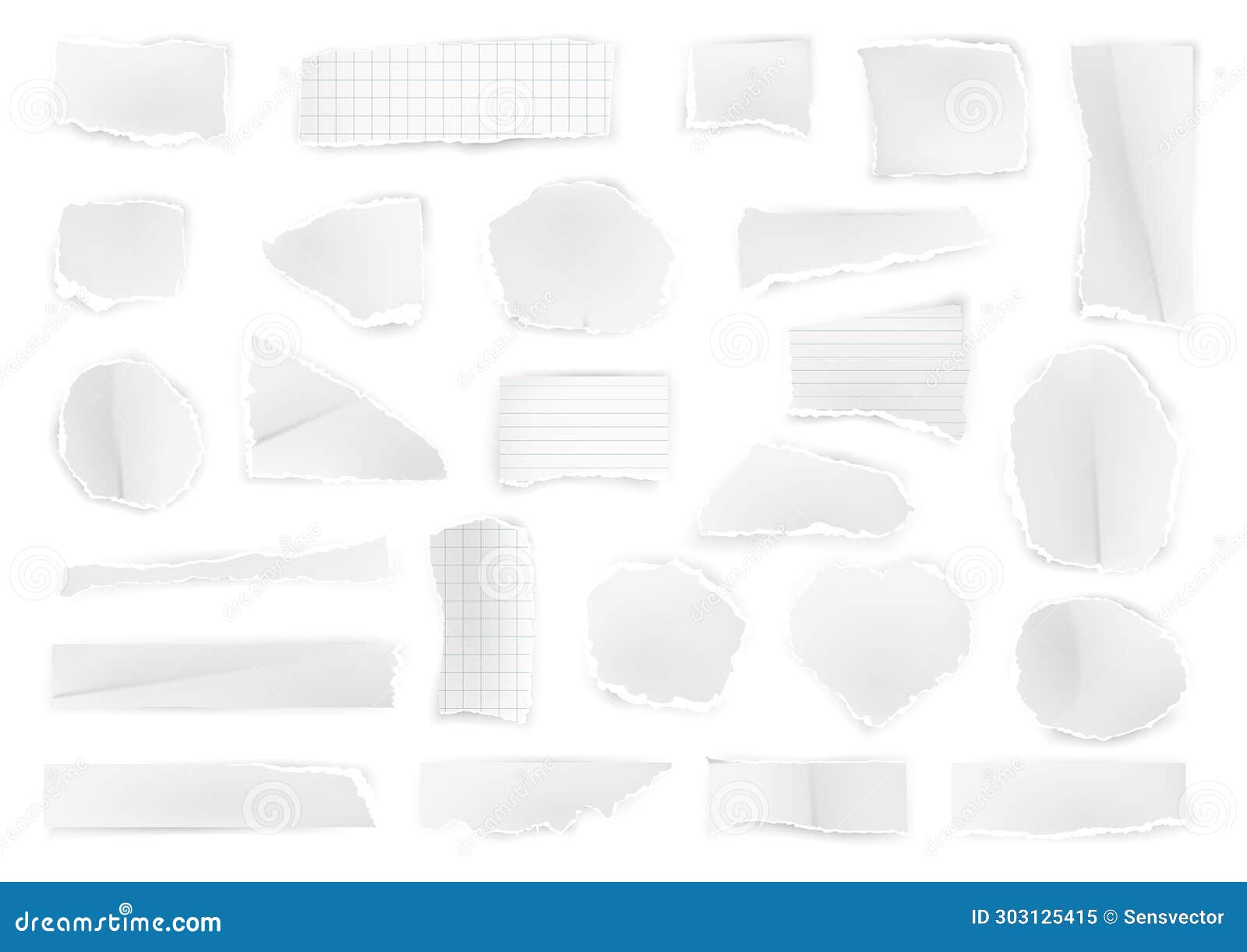 Damaged Copybook. Vector Illustration | CartoonDealer.com #6294470