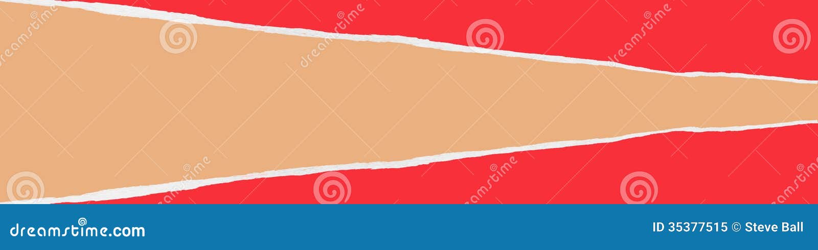 Ripped red paper banner stock illustration. Illustration of ripped ...