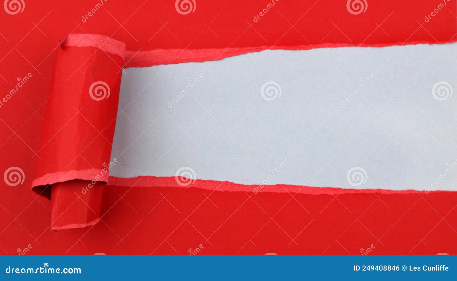Ripped red paper stock photo. Image of damaged, elementquot - 249408846