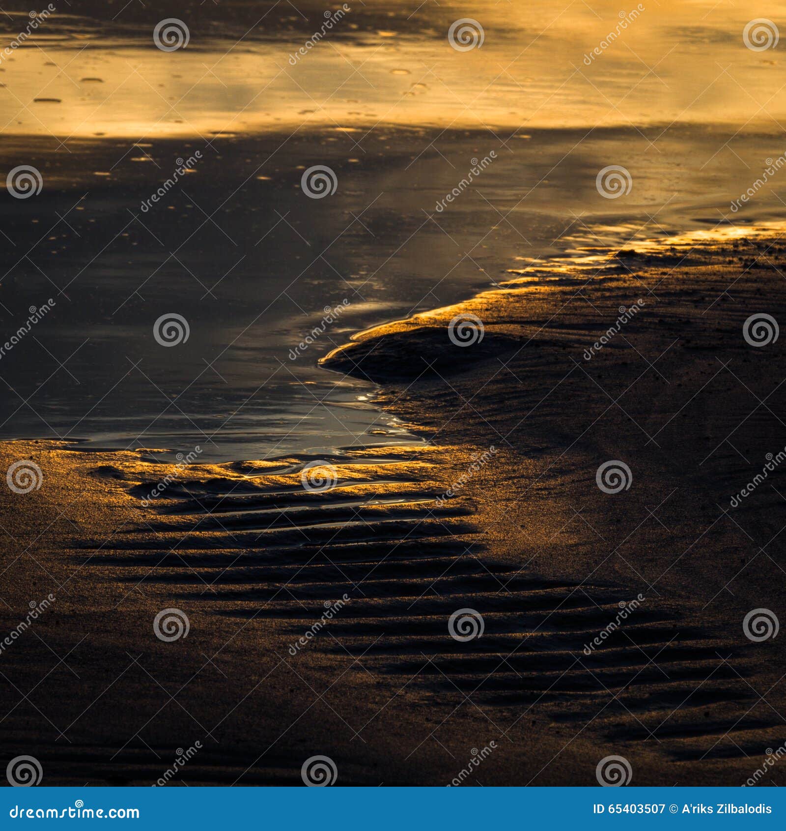 Ripped sand beaches stock image. Image of beauty, dawn - 65403507