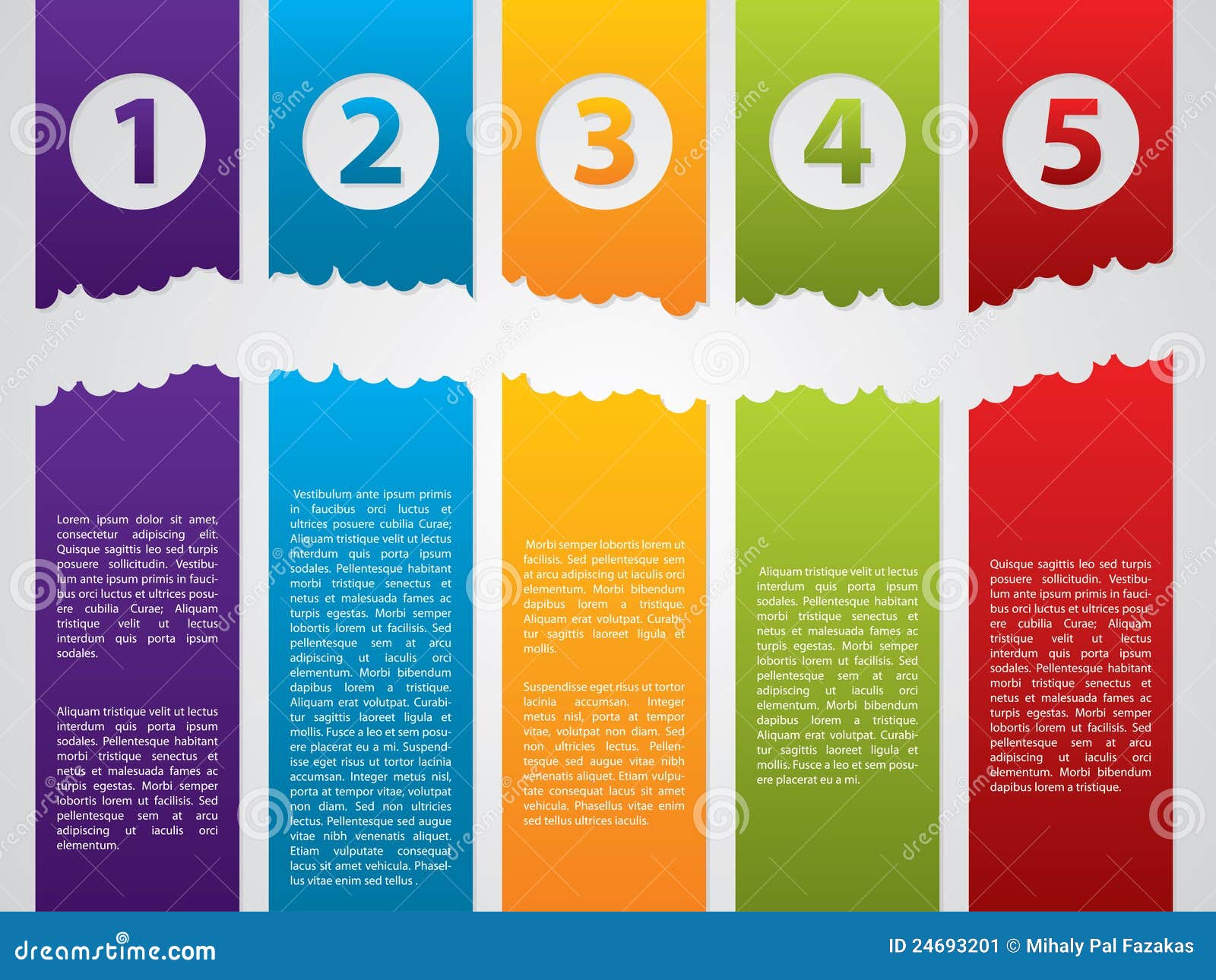 Ripped Stationary Label Set Stock Vector - Illustration of cool ...