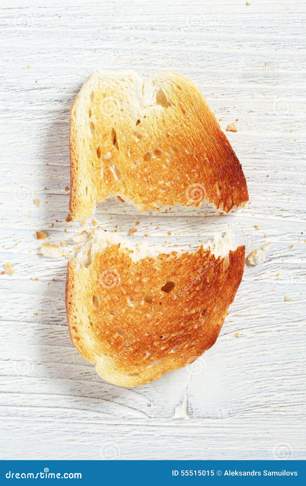 Ripped toast bread stock image. Image of ripped, loaf - 55515015
